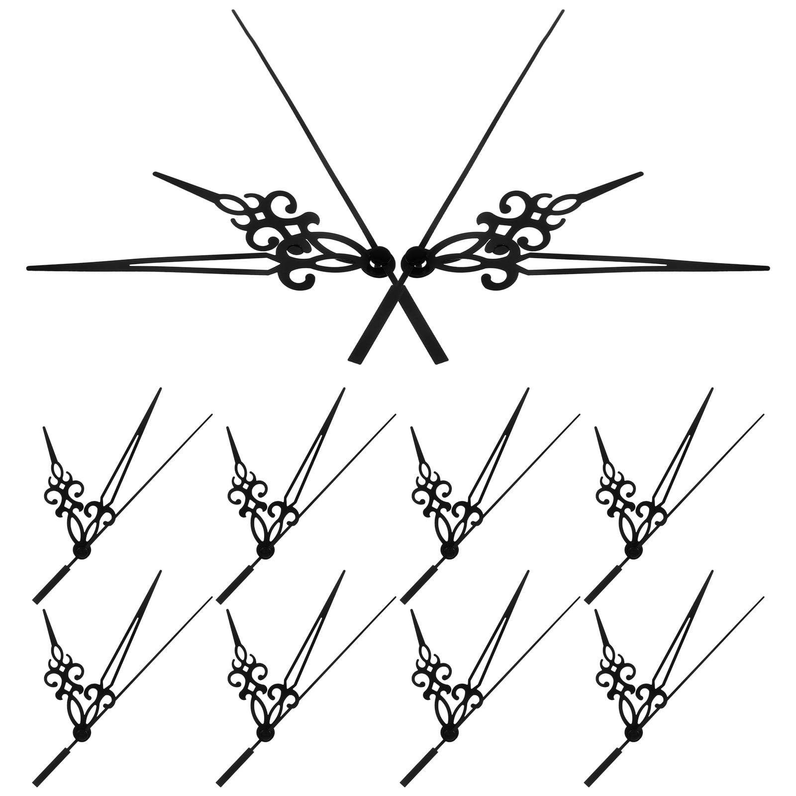 OUNONA 10 Sets Decorative Clock Hands Plastic Clock Pointers Plastic ...