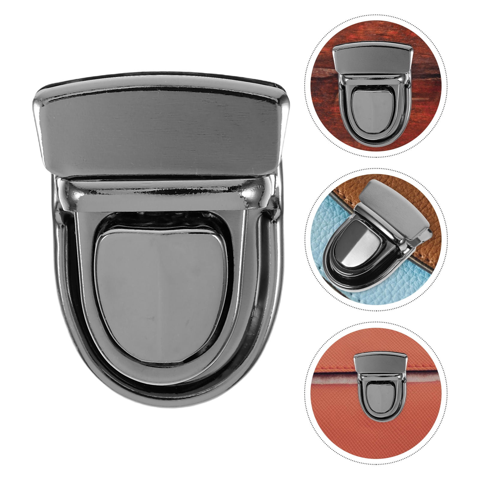 OUNONA 10 Sets Diy Bag Hardware Lock Fasteners For Handbags Purse Clasp Hardware Bag Making Lock ...