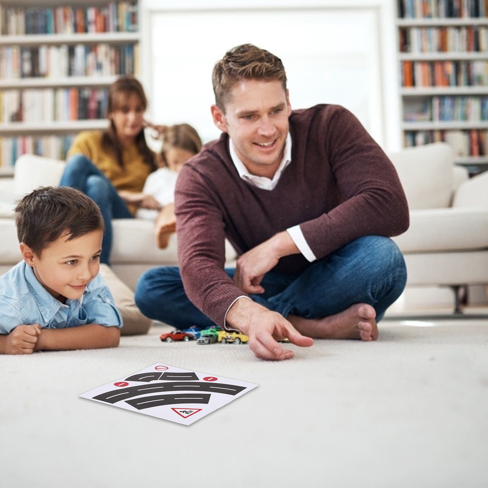 Tineasur Decorative Traffic Sign Stickers Removable for Home 10Sets ...