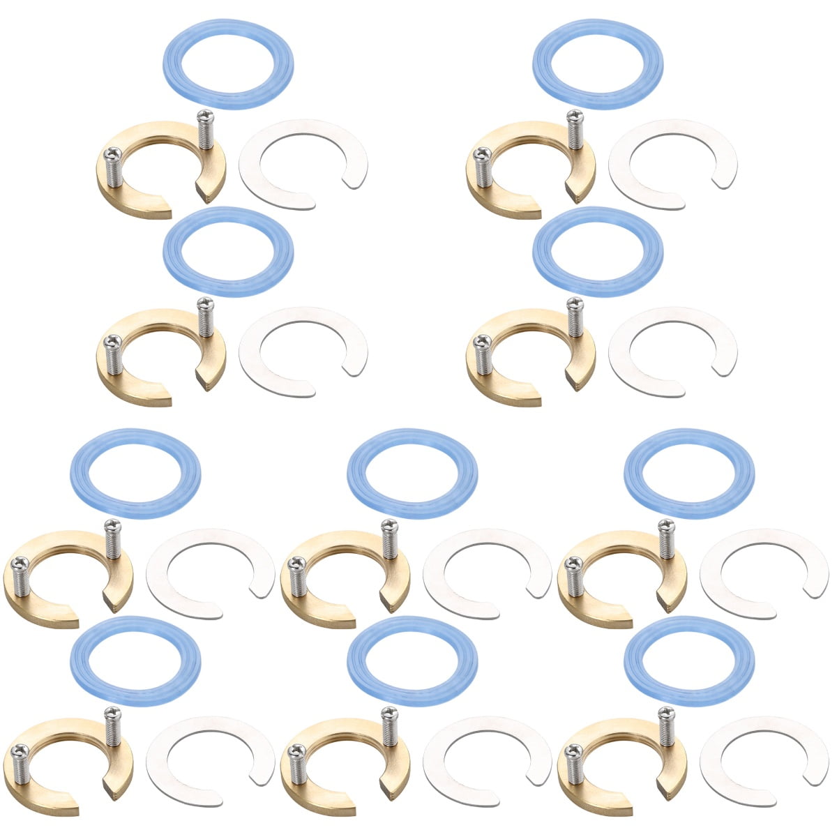 OUNONA 10 Sets Kitchen Faucet Antiloosing Cap Tap Fixing Tool Wash ...