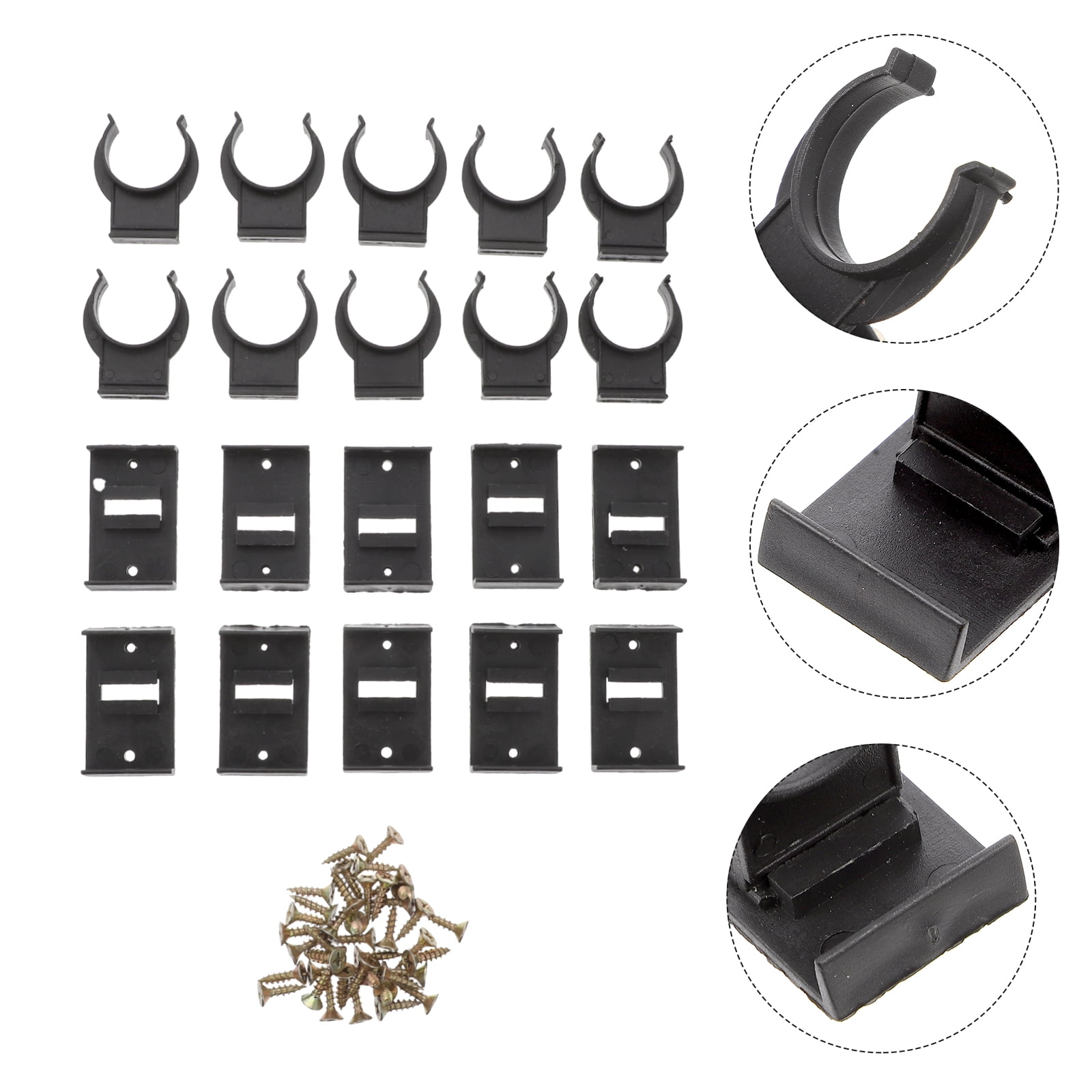 OUNONA 10 Sets Kitchen Plinth Leg Clips Furniture Leg Foot Plinth Clips ...
