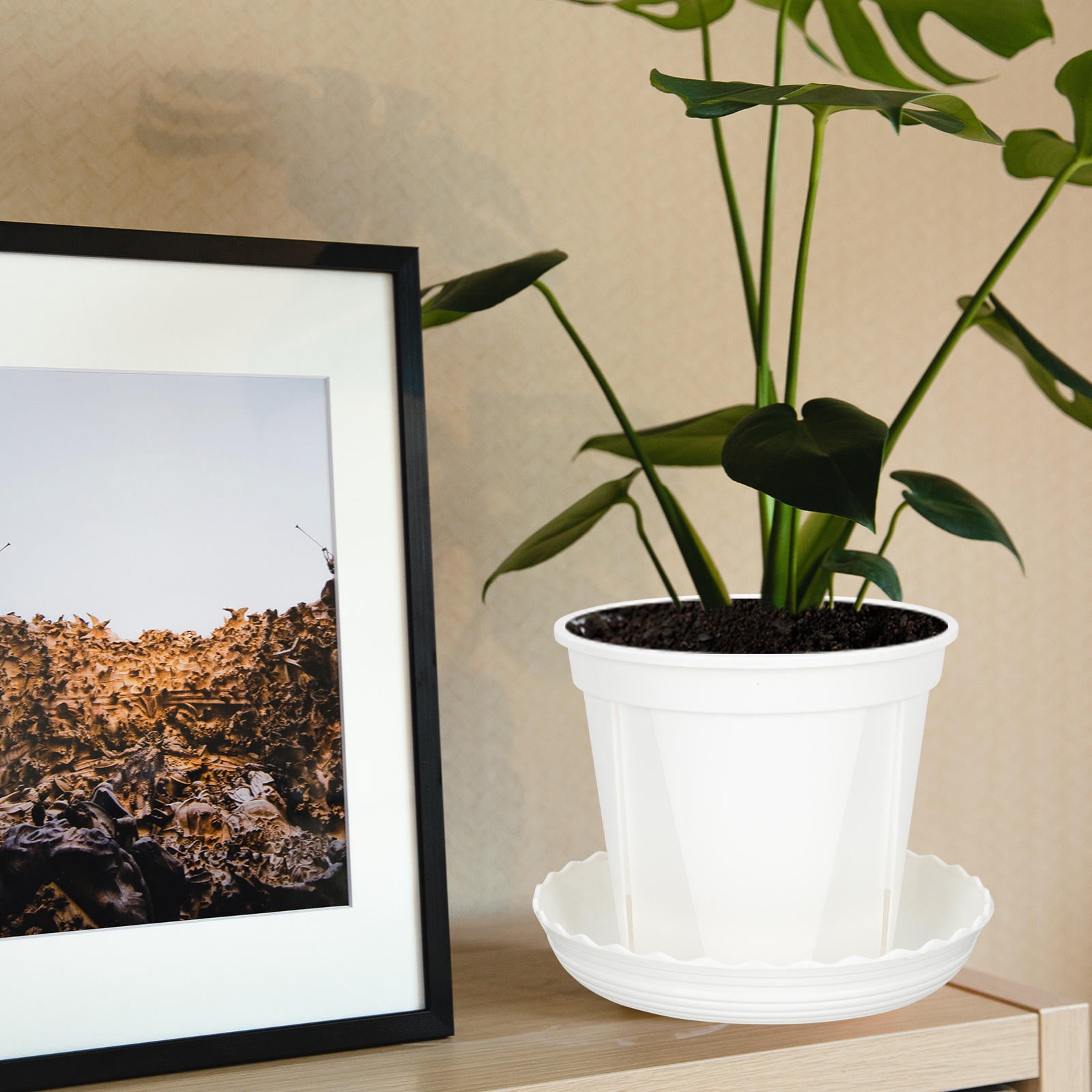 OUNONA 10 Sets Planter Root Control Pots Decorative Flowerpot Simple ...