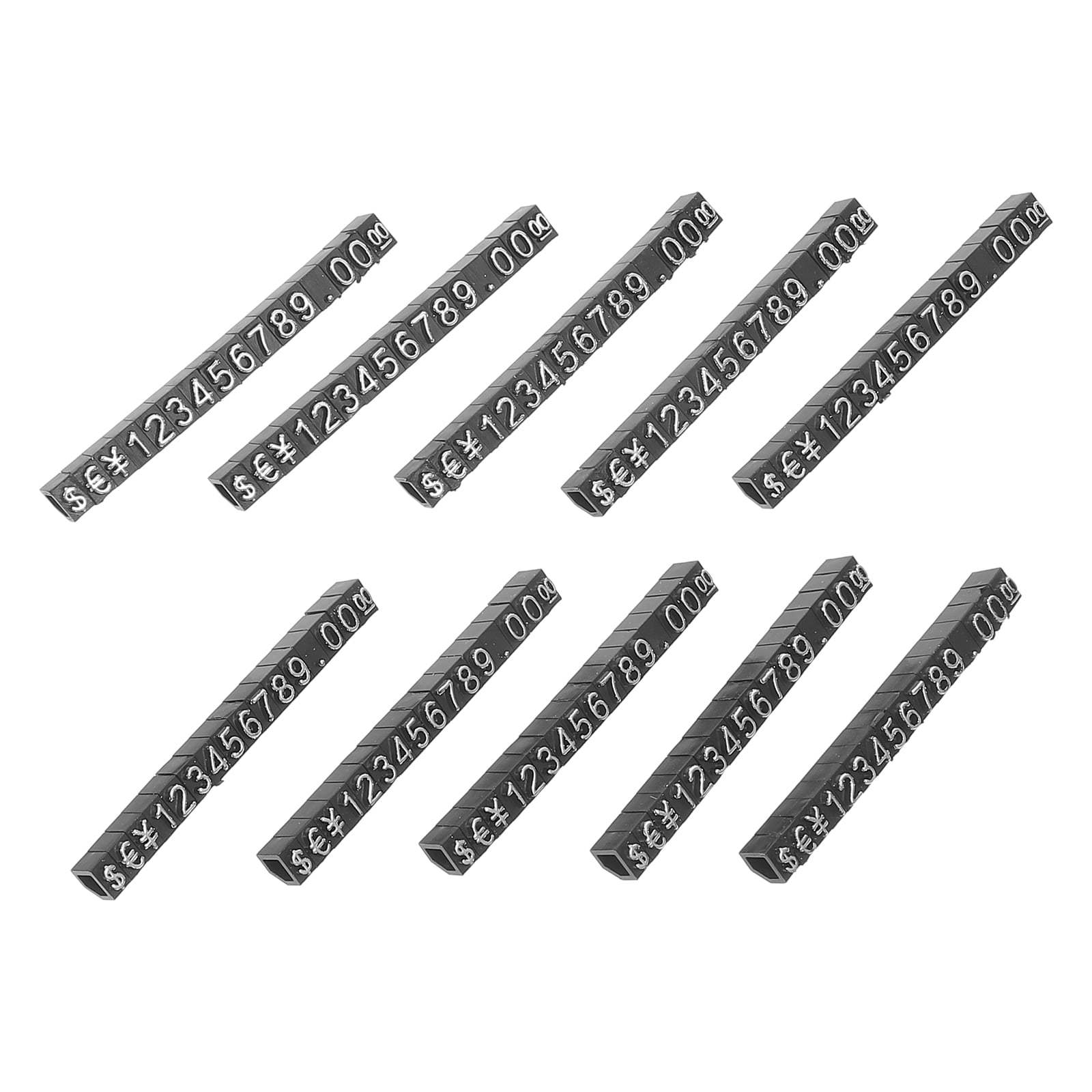 OUNONA 10 Sets Price Displaying Cube Counter Stand Price Tag Plastic ...
