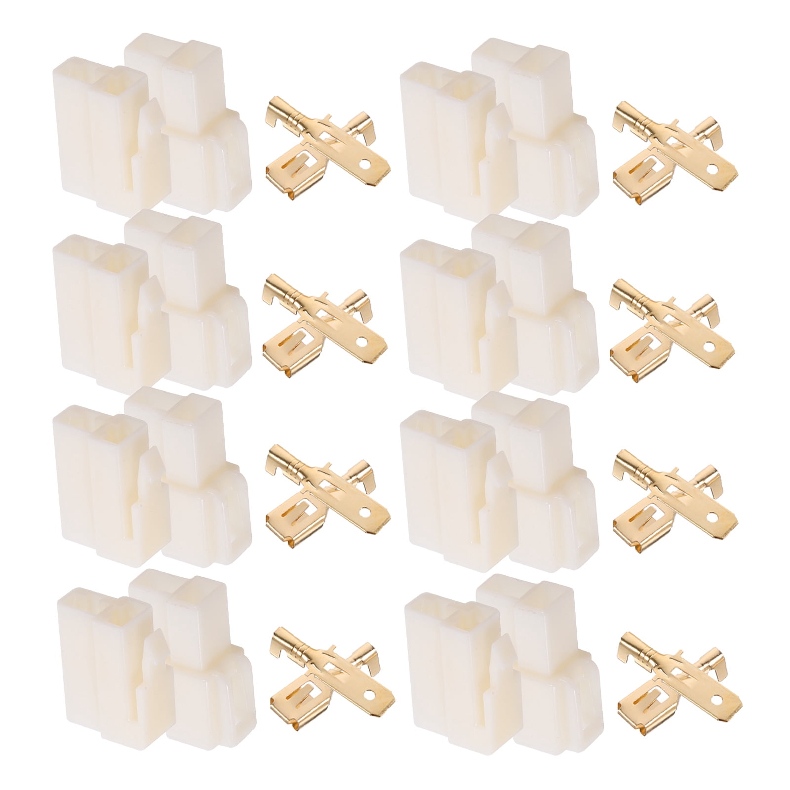 OUNONA 10 Sets Ring Crimp Terminals Wiring Connectors Kit Car - Walmart.com