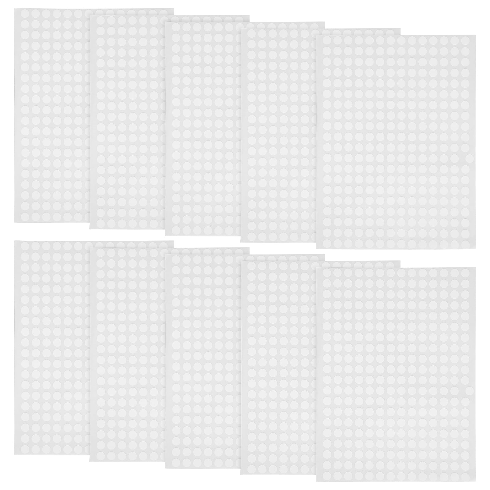 OUNONA 10 Sheets Round Dot Stickers Color Coding Labels Circle Dot ...