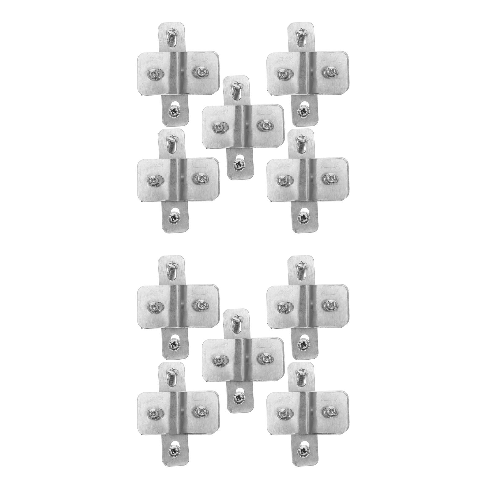 OUNONA 10 pcs Bike Basket Clip Base Bracket Mounting Adapters For Cargo ...