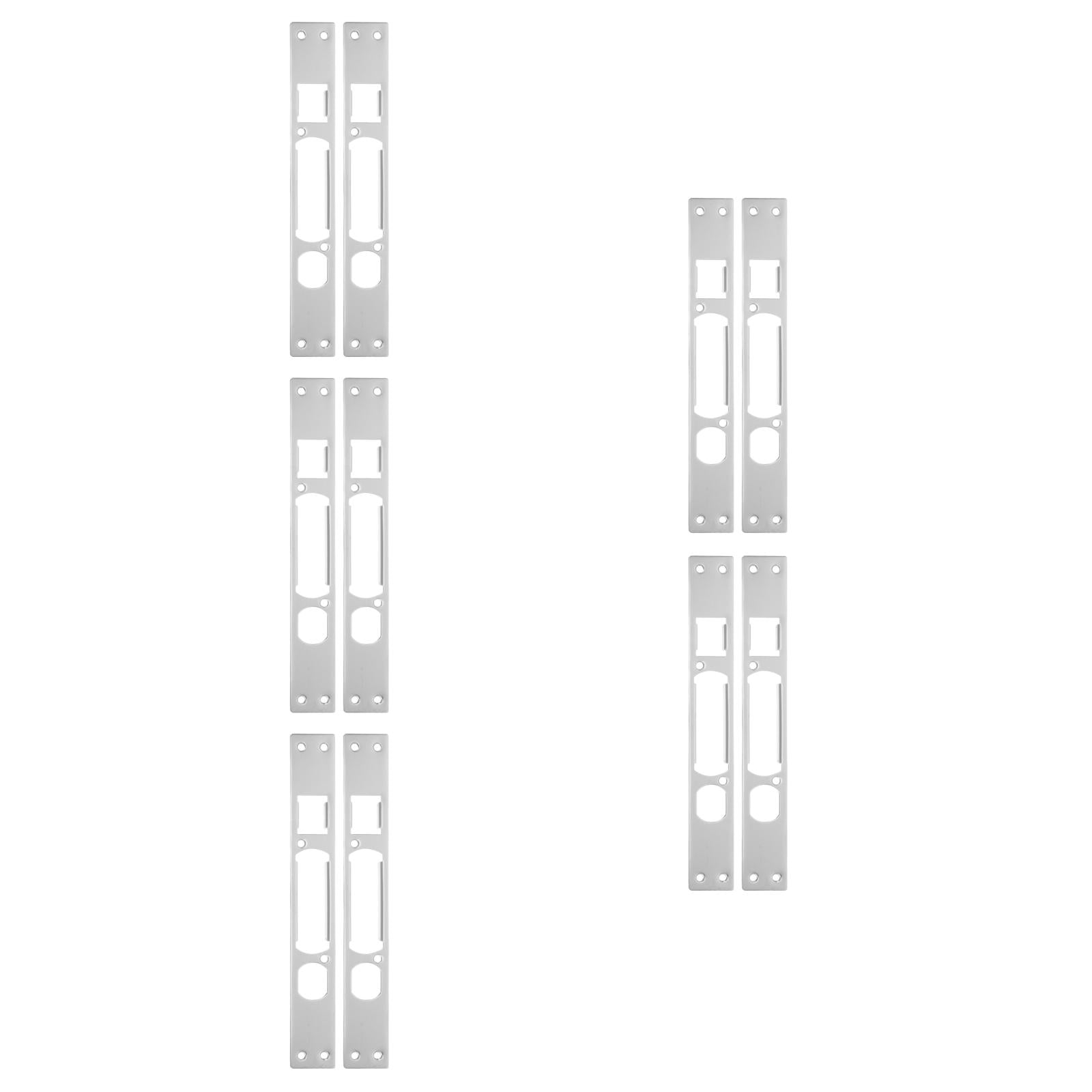 OUNONA 10 pcs Heavy Duty Metal Door plate Stainless Steel Door Striker ...