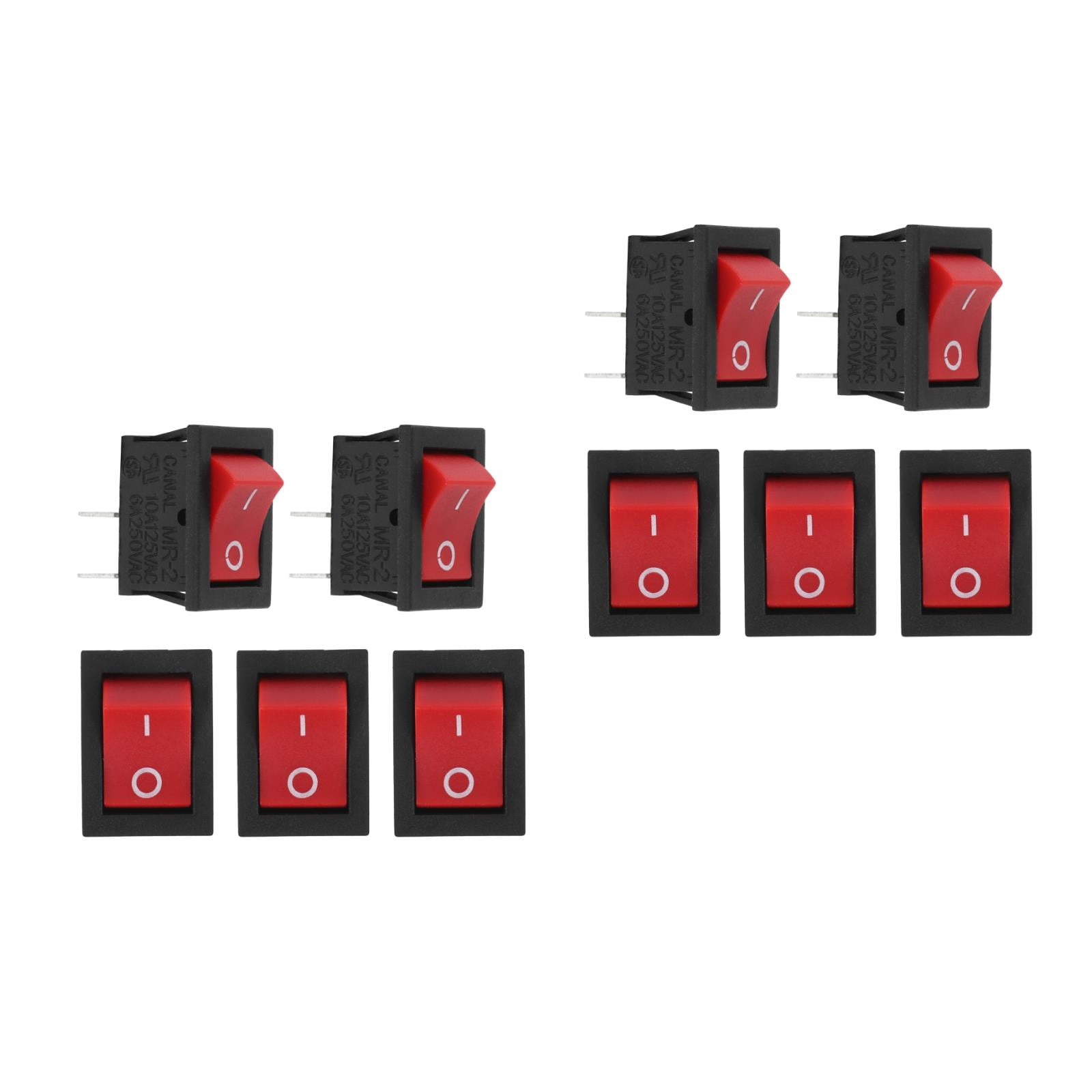 OUNONA 10 pcs Home Appliance Toggle Switch Replacement Boat Toggle ...