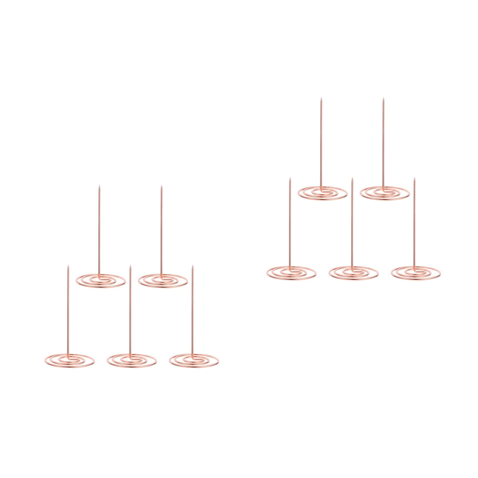 OUNONA 10 pcs Metal Receipt Spike Set Receipt Holder Spike metal ...