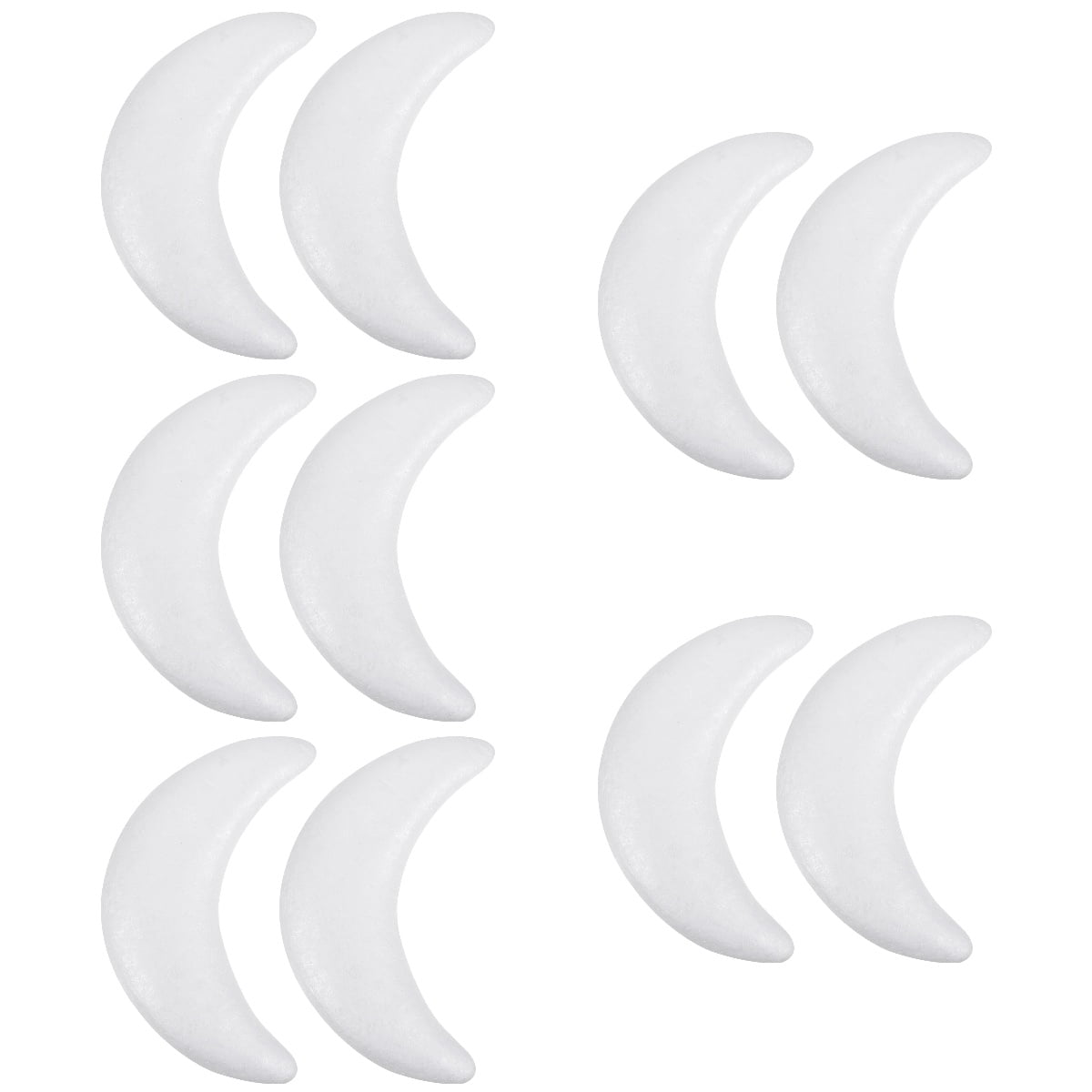 OUNONA 10 pcs Moon Shape Cake Practice Foam Model Moon Foam Cake Models ...