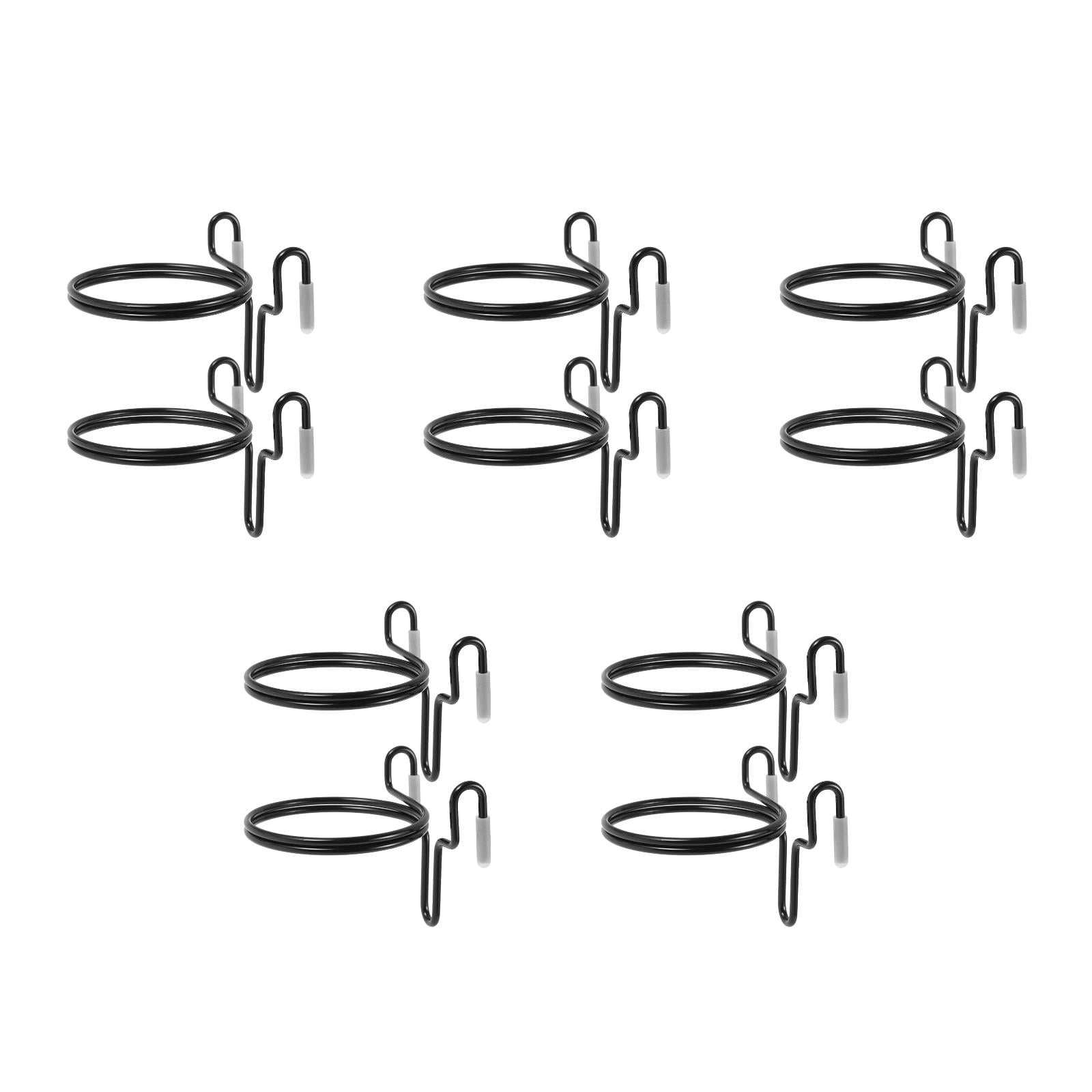 OUNONA 10 pcs Shopping Cart Cup Holder Metal Poolside Cup Holders ...