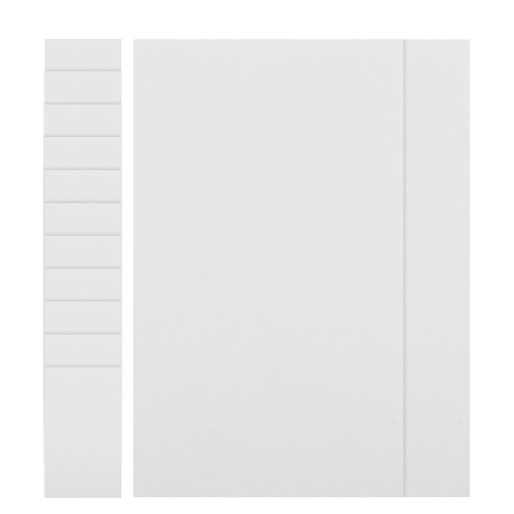 WEAVILUX Blank Notepad White 100Pack 3.5X2.1X0.04In - Walmart.com