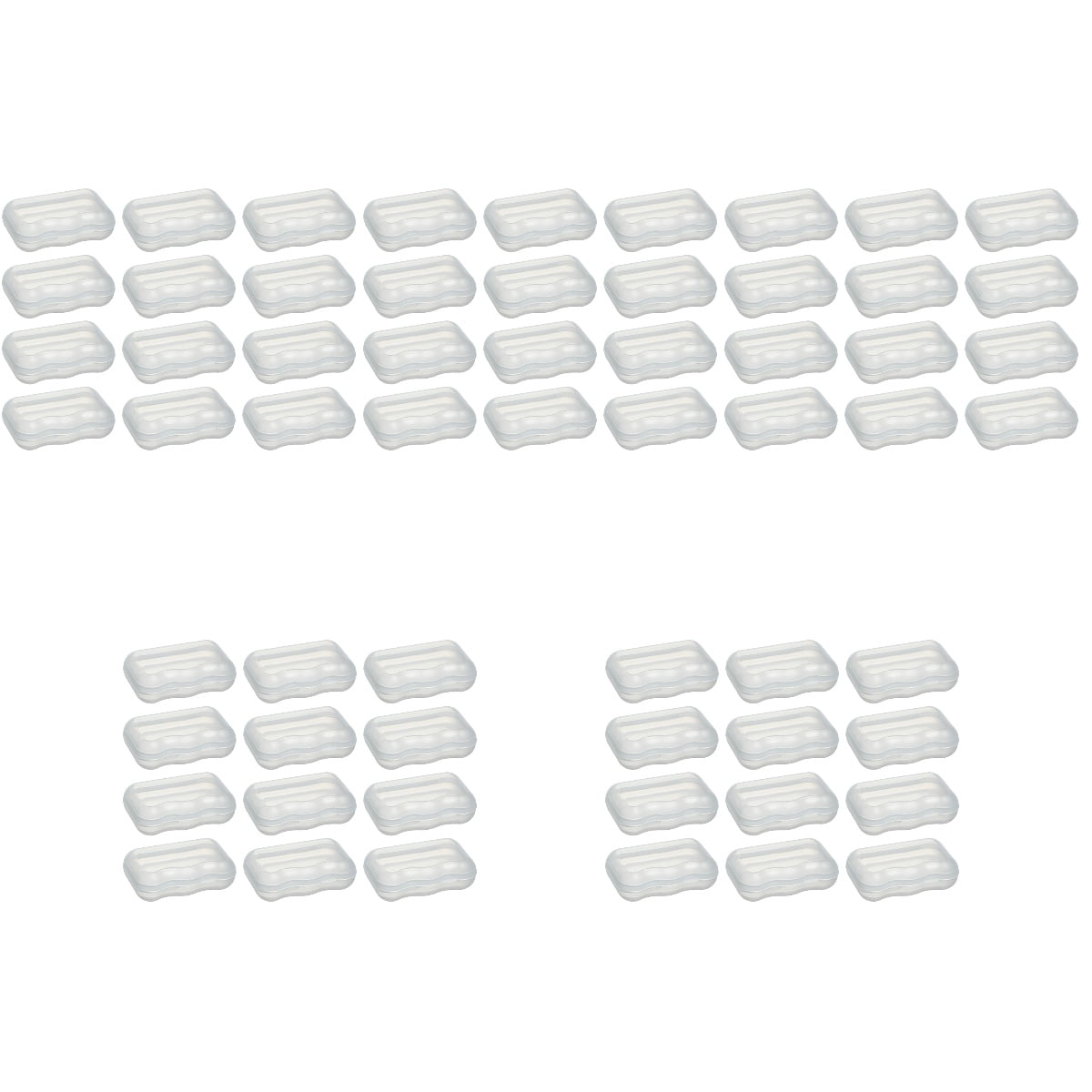 OUNONA 100 PCS Mini Clear Jewelry Storage Box Home Jewelry Small ...