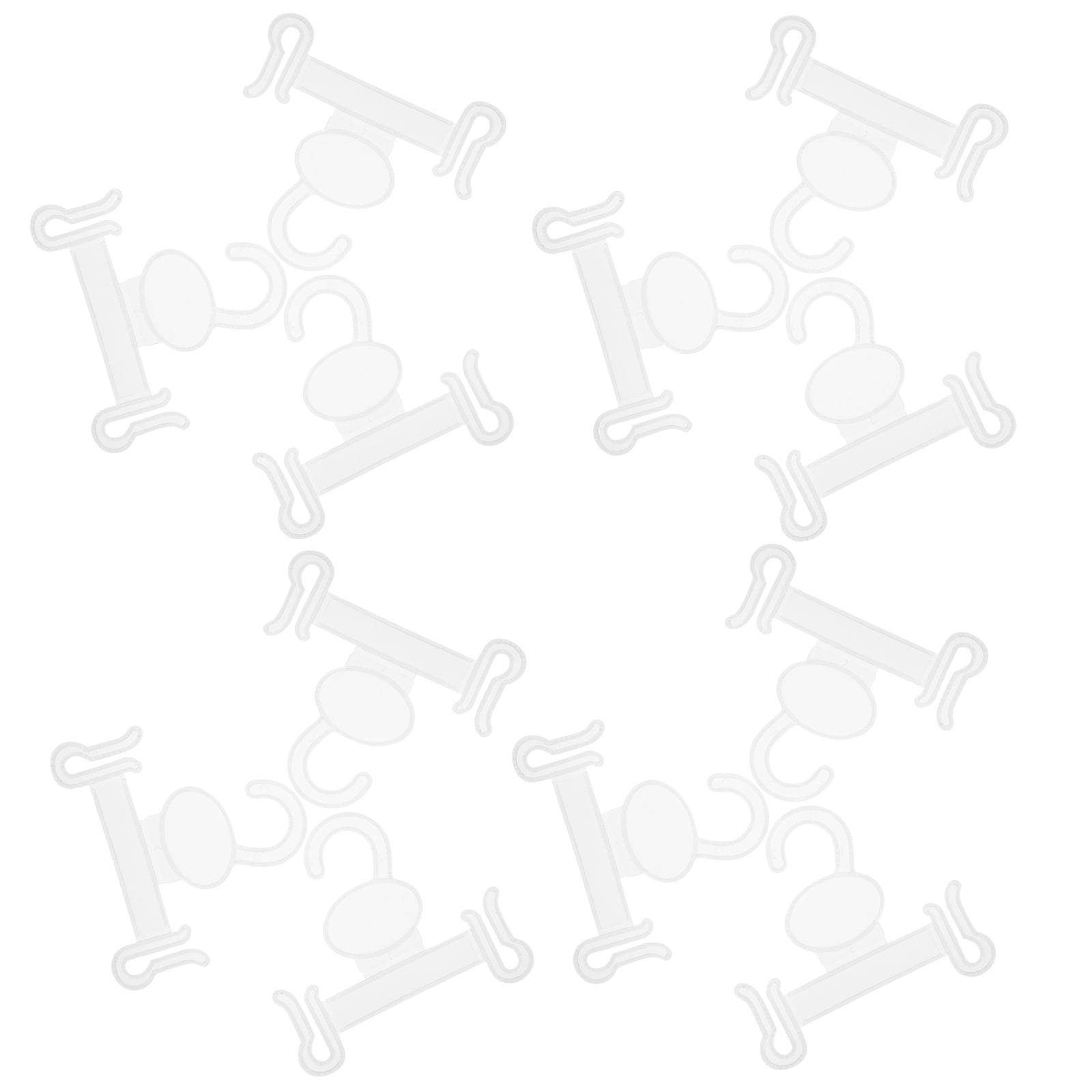 OUNONA 100 PCS Shoe Drying Rack Slipper Spring Hanger Foot-clip Clothes ...