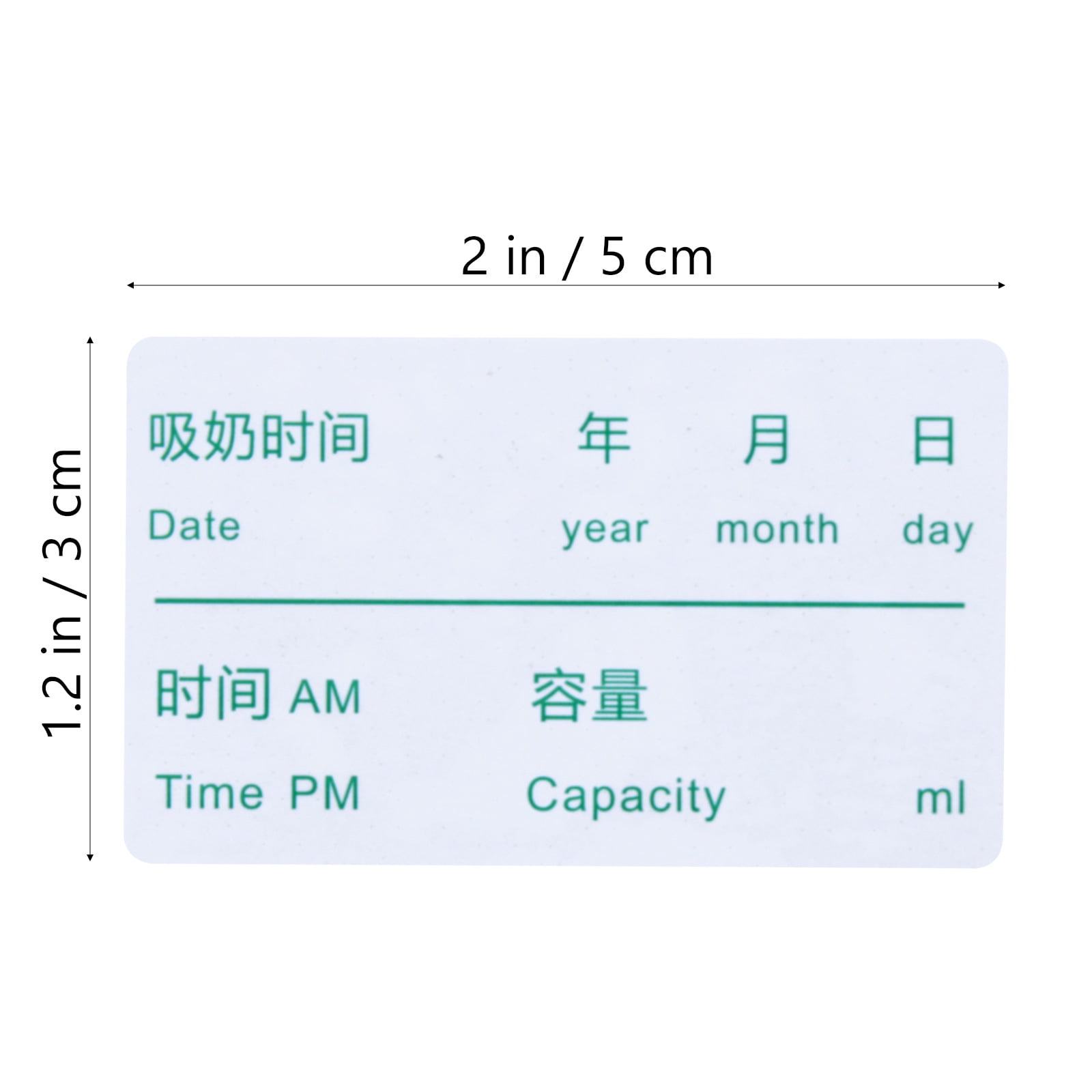 OUNONA 100 Pcs Bottle Labels for Daycare Date Dots Stickers - Walmart.com