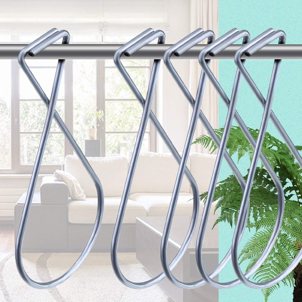 OUNONA 100 Pcs Ceiling Hook Clips Drop Ceiling Hanger Hooks for Office ...