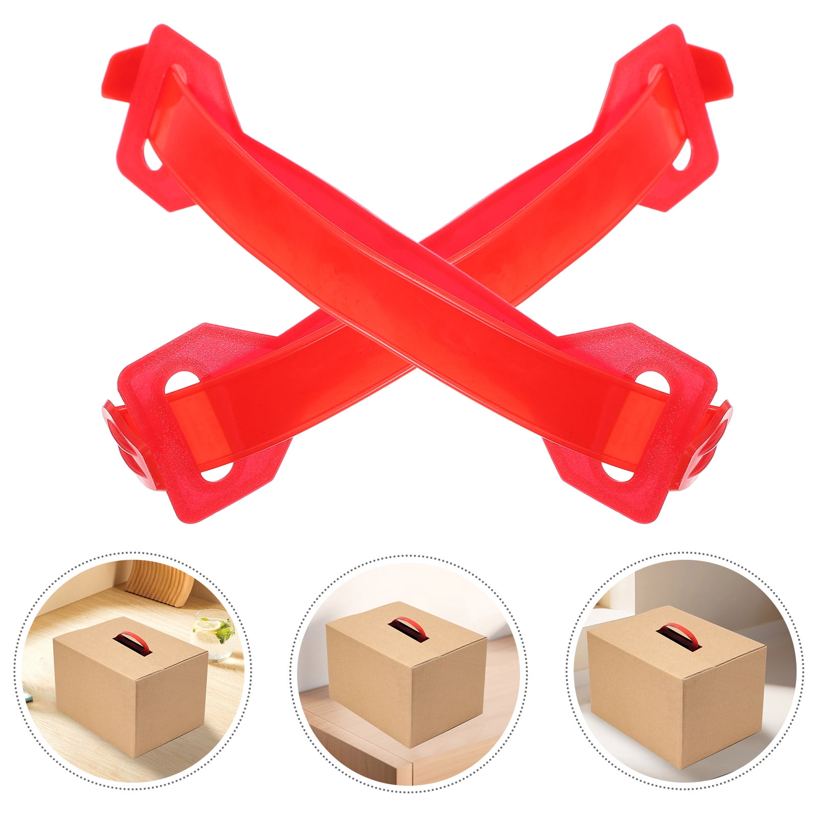 OUNONA 100 Pcs Handles for Cardboard Boxes Carton Baby Shopping ...