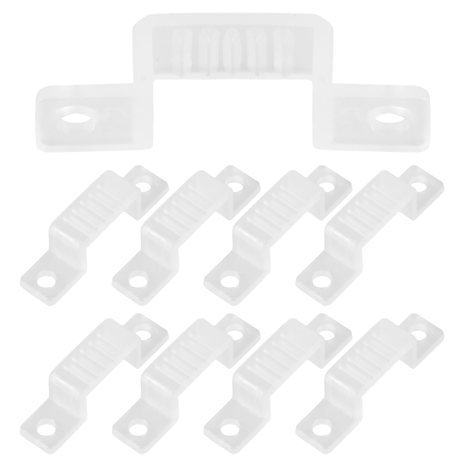 OUNONA 100 Pcs Light Strip Buckle Holder LED Clips Fixing Transparent ...