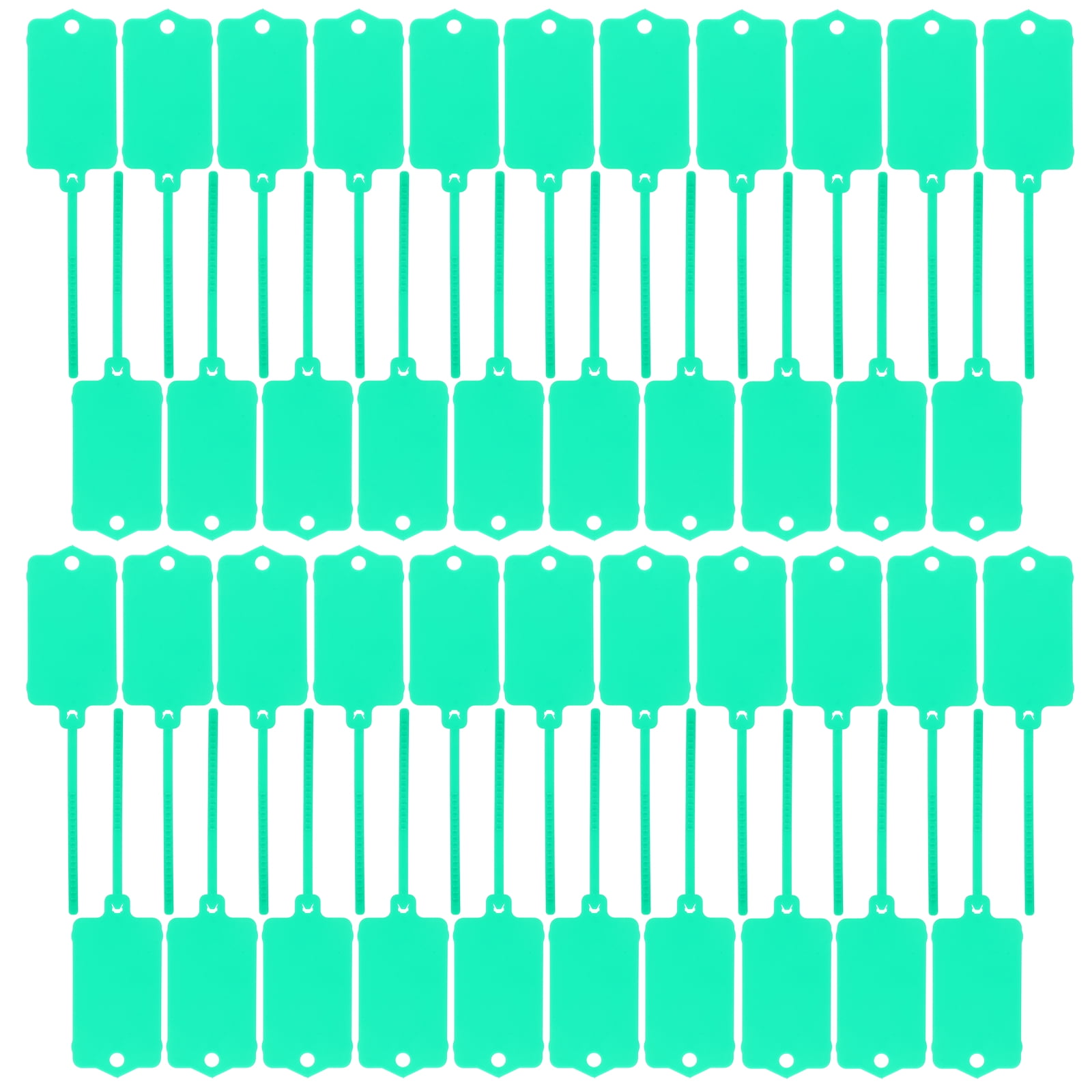 OUNONA 100 Pcs Waterproof Tags Hanging Labels LED Light Hook Hooks for ...