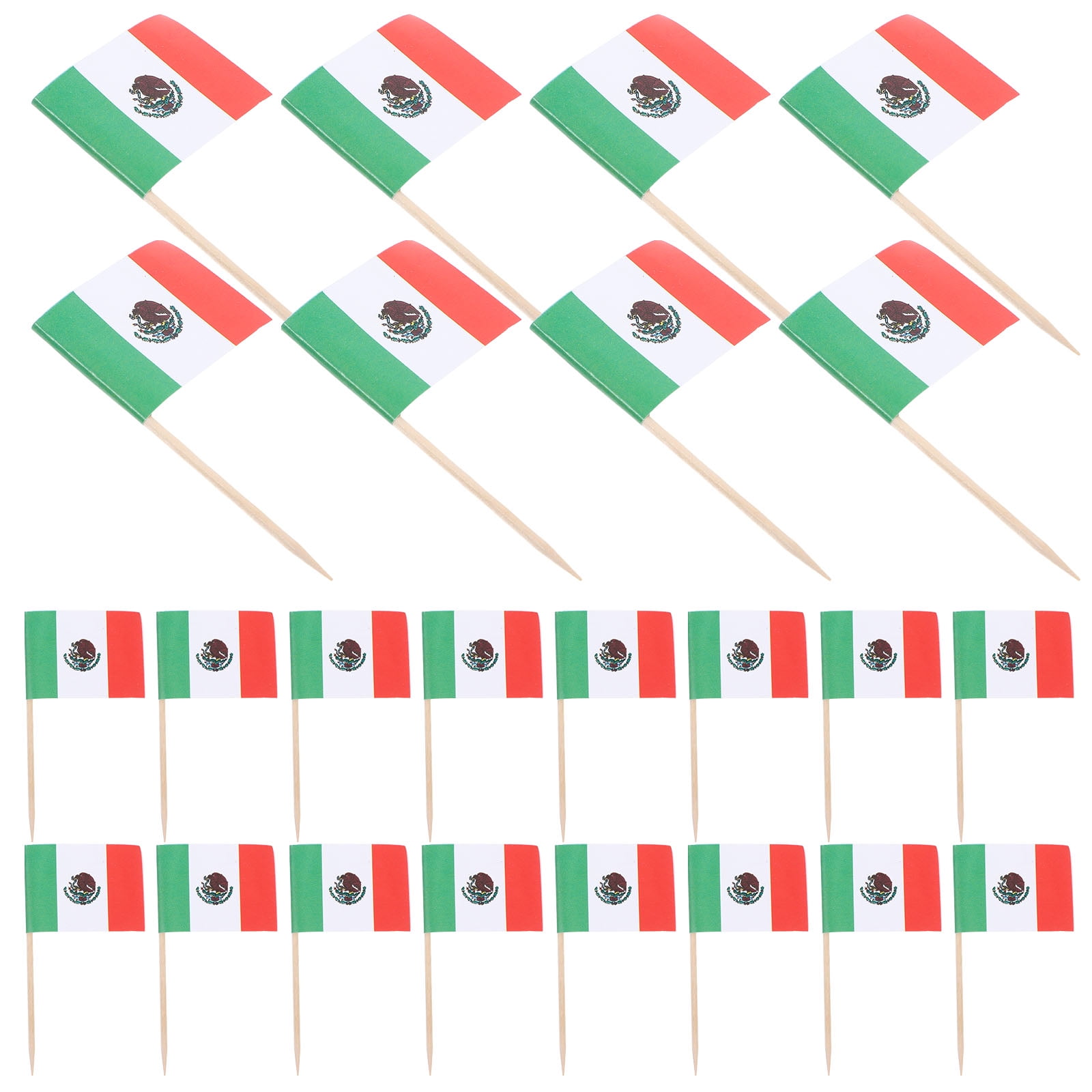 OUNONA 100 Pcs Wine Pick Toothpick Flag Cupcake Holder Fruitful ...