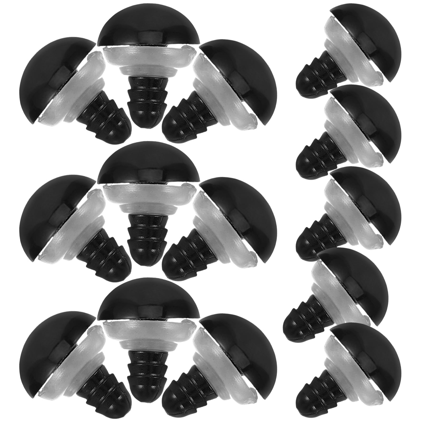 OUNONA 100 Sets Doll Making Googly Eyes Self Adhesive Thread - Walmart.com