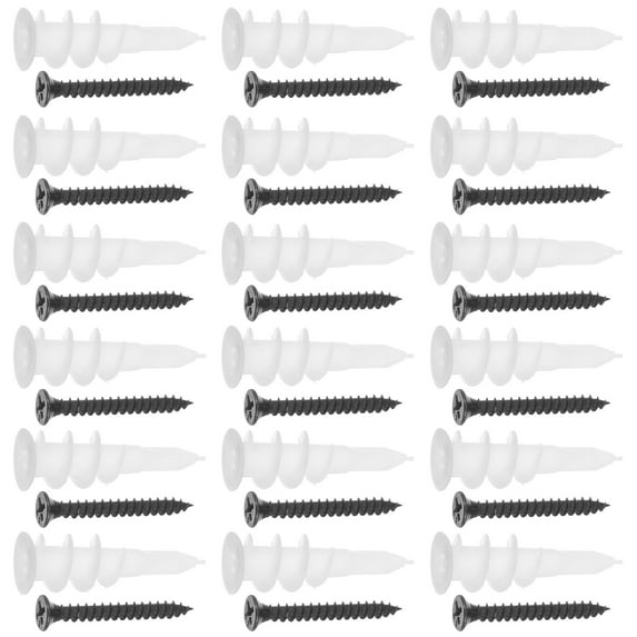 Homoyoyo 100 Sets Drywall Anchors Kit with Metal Screws and Plastic ...