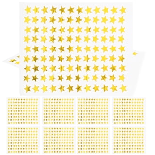 Gold Star Sticker Sheet Star Stickers Metallic Gold – Nail