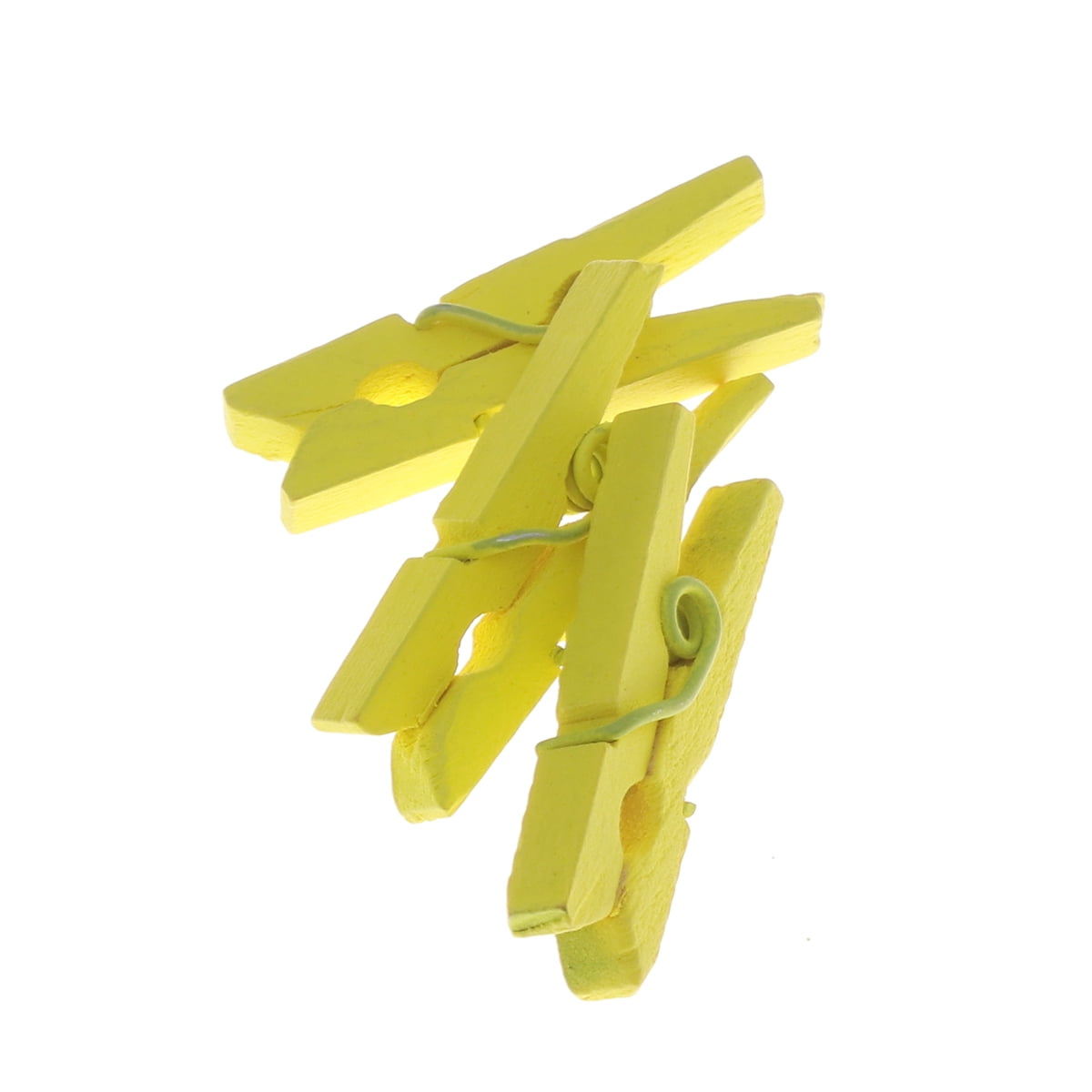 OUNONA 100 pcs Mini Natural Wooden Paper Clips Utility Versatile ...