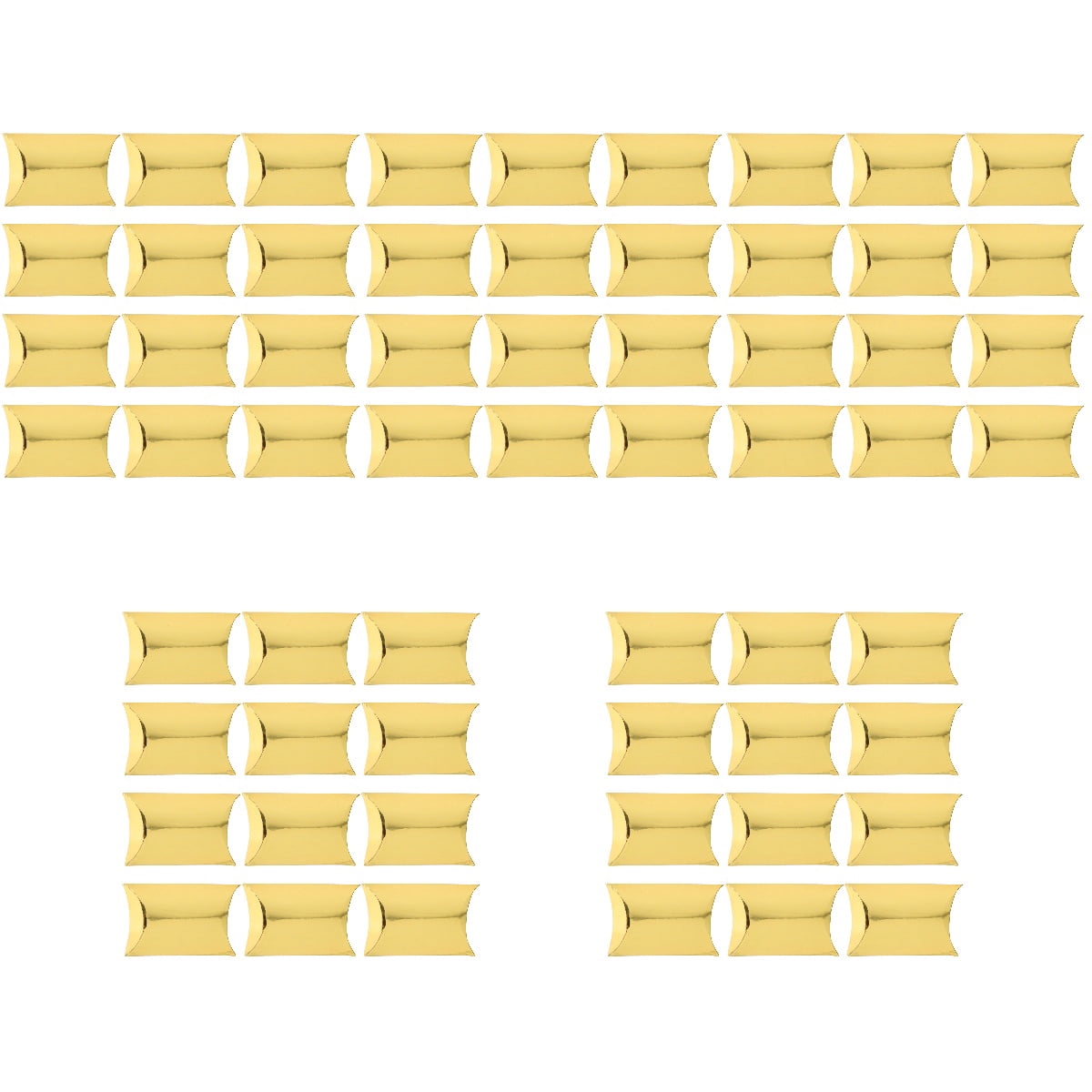 OUNONA 100 pcs Pillow Shape Candy Boxes Paper Candy Gift Wrapping Cases ...
