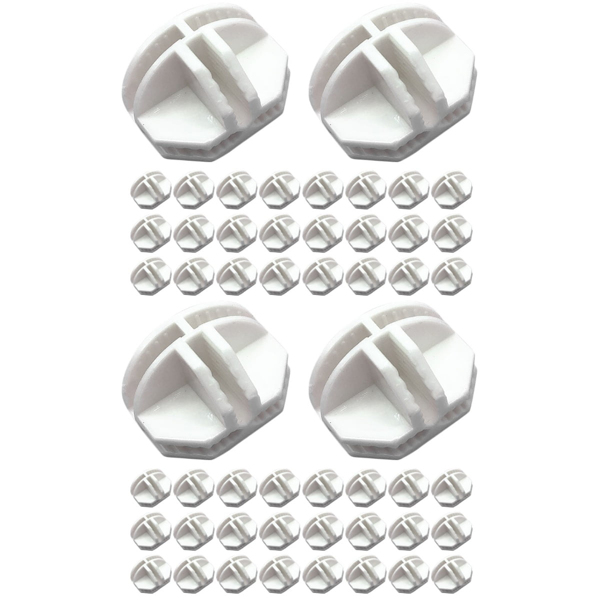 OUNONA 100 pcs Plastic Cube Connectors Wire Cube Connectors Replacement ...