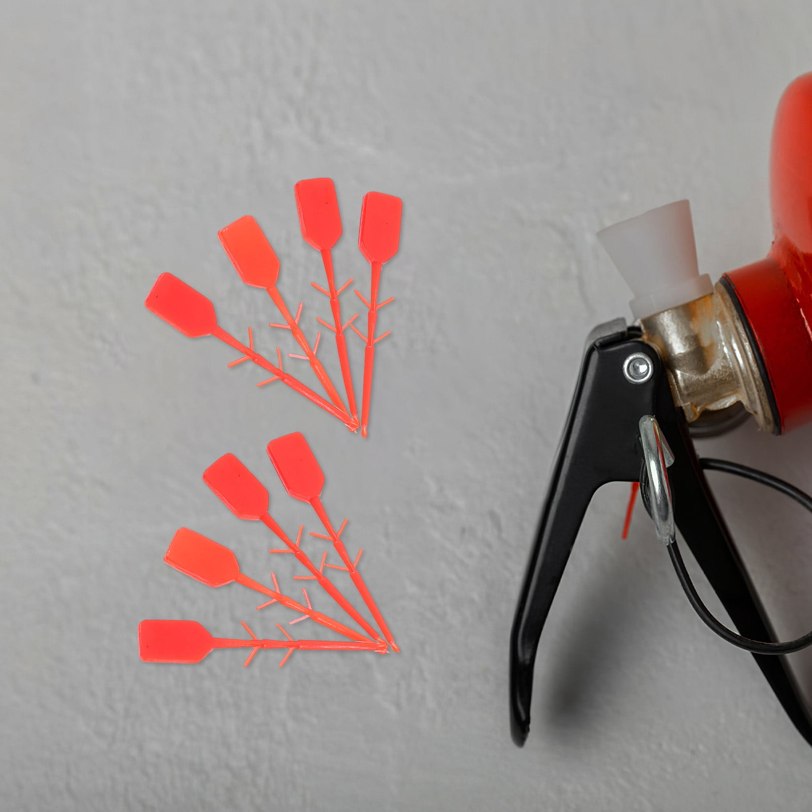 OUNONA 1000 Fire Extinguisher Safety Seals Plastic Lock Pins Marking ...