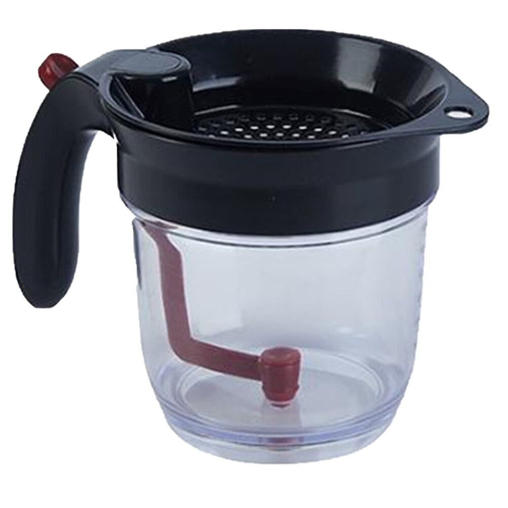 OUNONA 1000 Ml Fat Separator Grease Separating Measuring Cup Black ...
