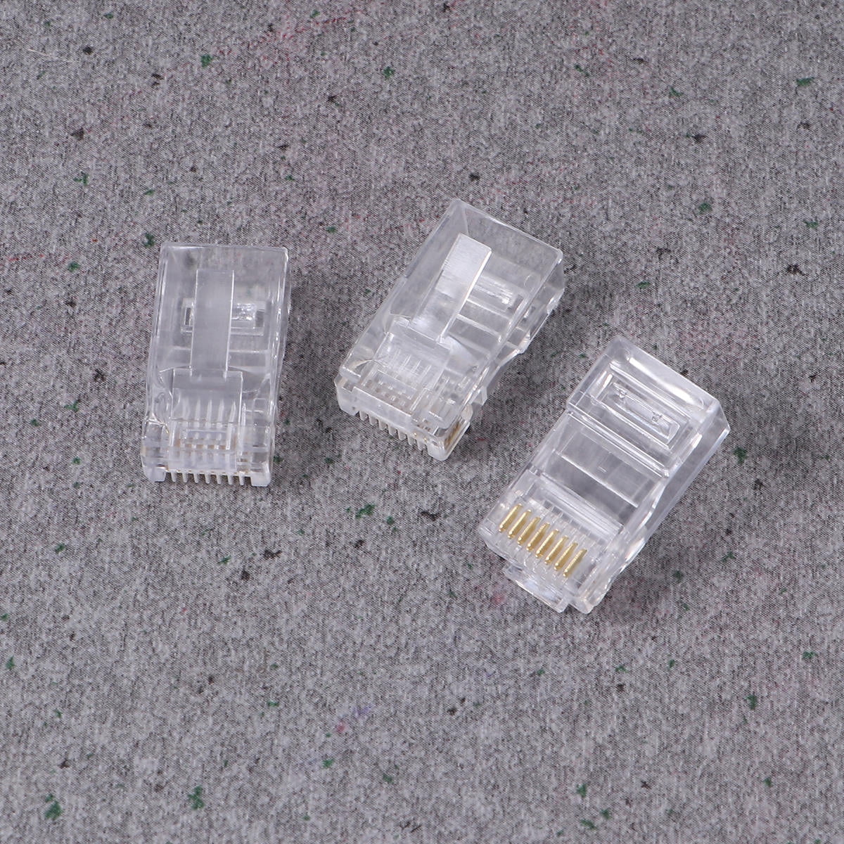 OUNONA 1000 Pcs Network Plug Cable Cat5 Ethernet Pin Connector Modular ...