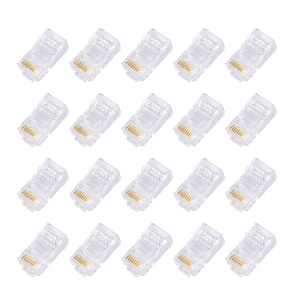 OUNONA 1000 Pcs Wire Ethernet Extender Cat5 Rj 45 Professional Network ...