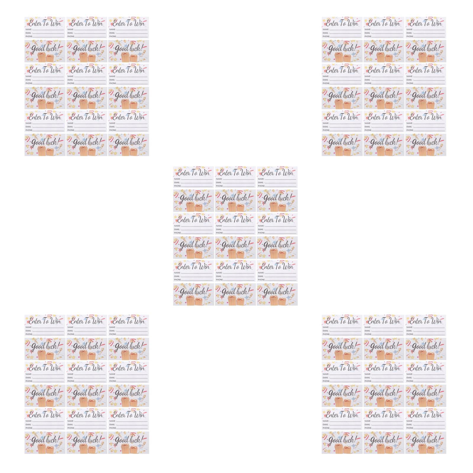 OUNONA 1000 pcs Raffle Tickets With Space Entry Form Cards Contests ...