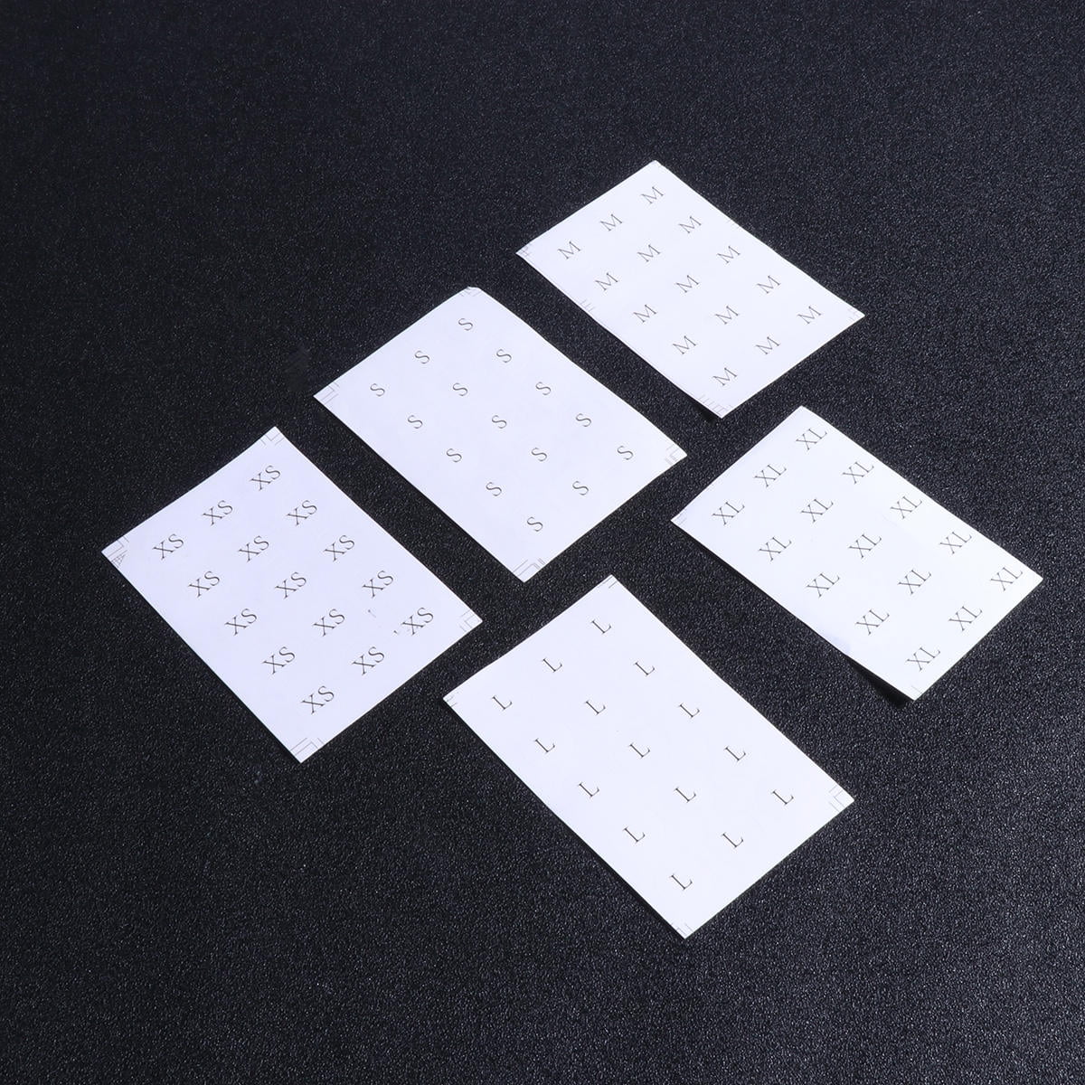 OUNONA 10000 Pcs Clothing Size Sticker Label Circle Labels Apparel Tabs ...