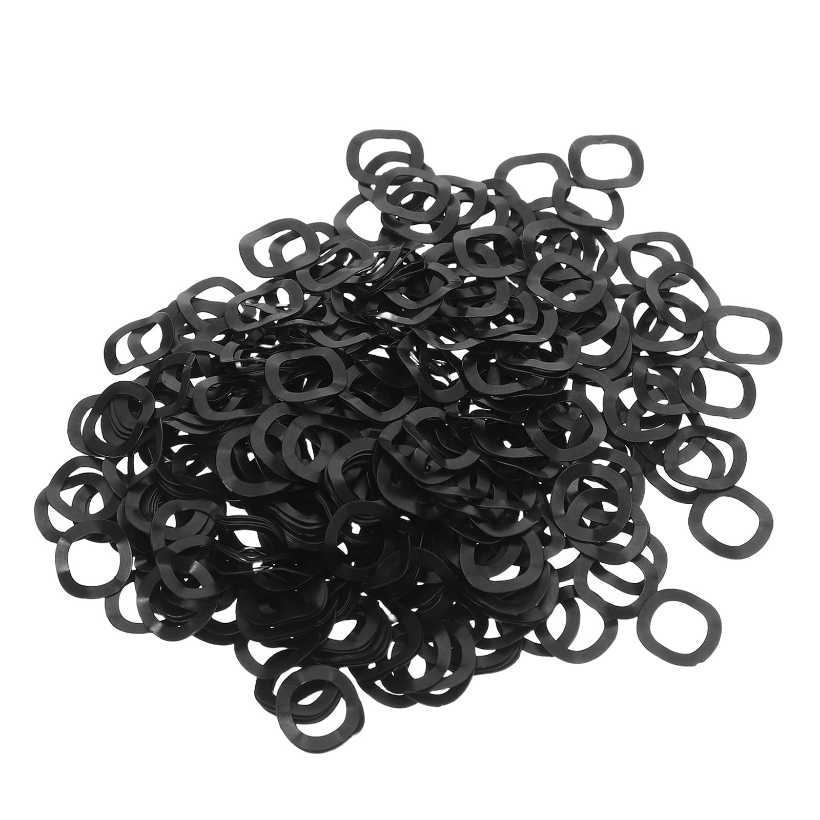 OUNONA 1000Pcs Compression Wave Washer in Black Steel for Screw and ...