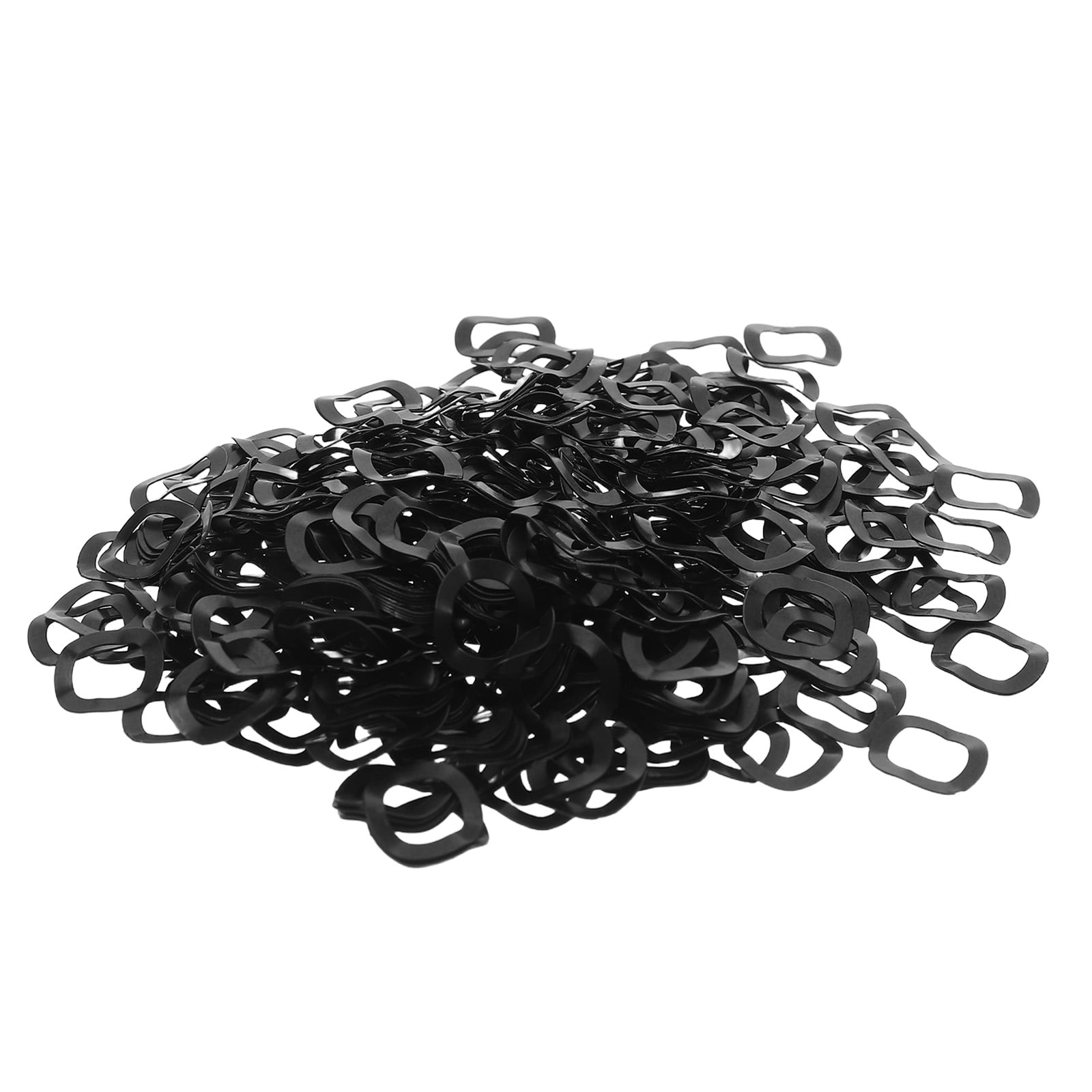 OUNONA 1000Pcs Steel Triple Wavy Spring Washer Black for Electrical and ...