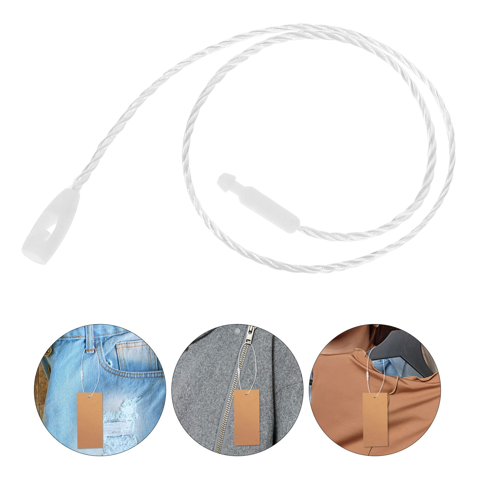 OUNONA 1000pcs Efficient Hang Tag Strings For Clothing Tag Ties Hang ...
