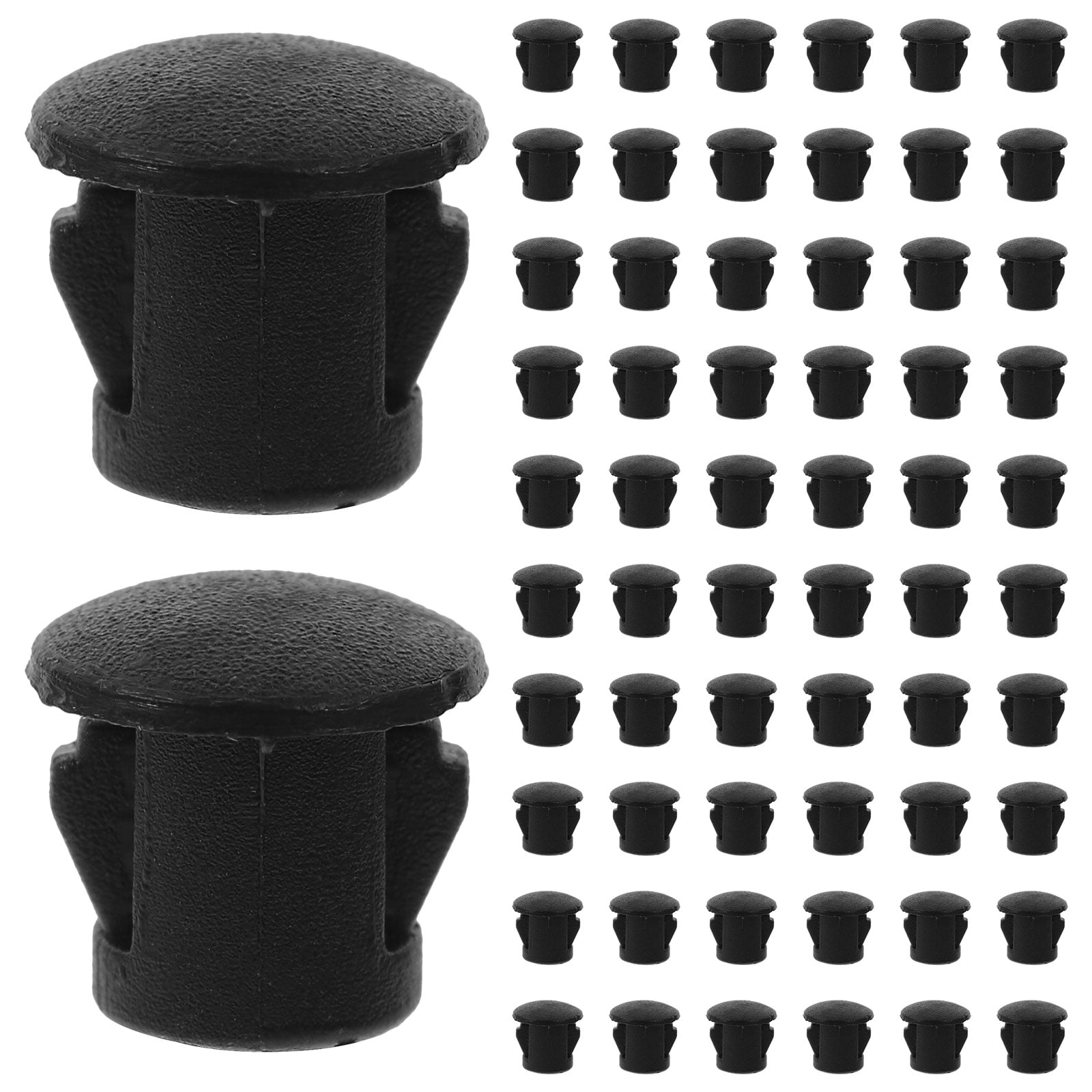 OUNONA 1000pcs Plastic Plugs Round Holes End Caps Hole Plugs Circular ...