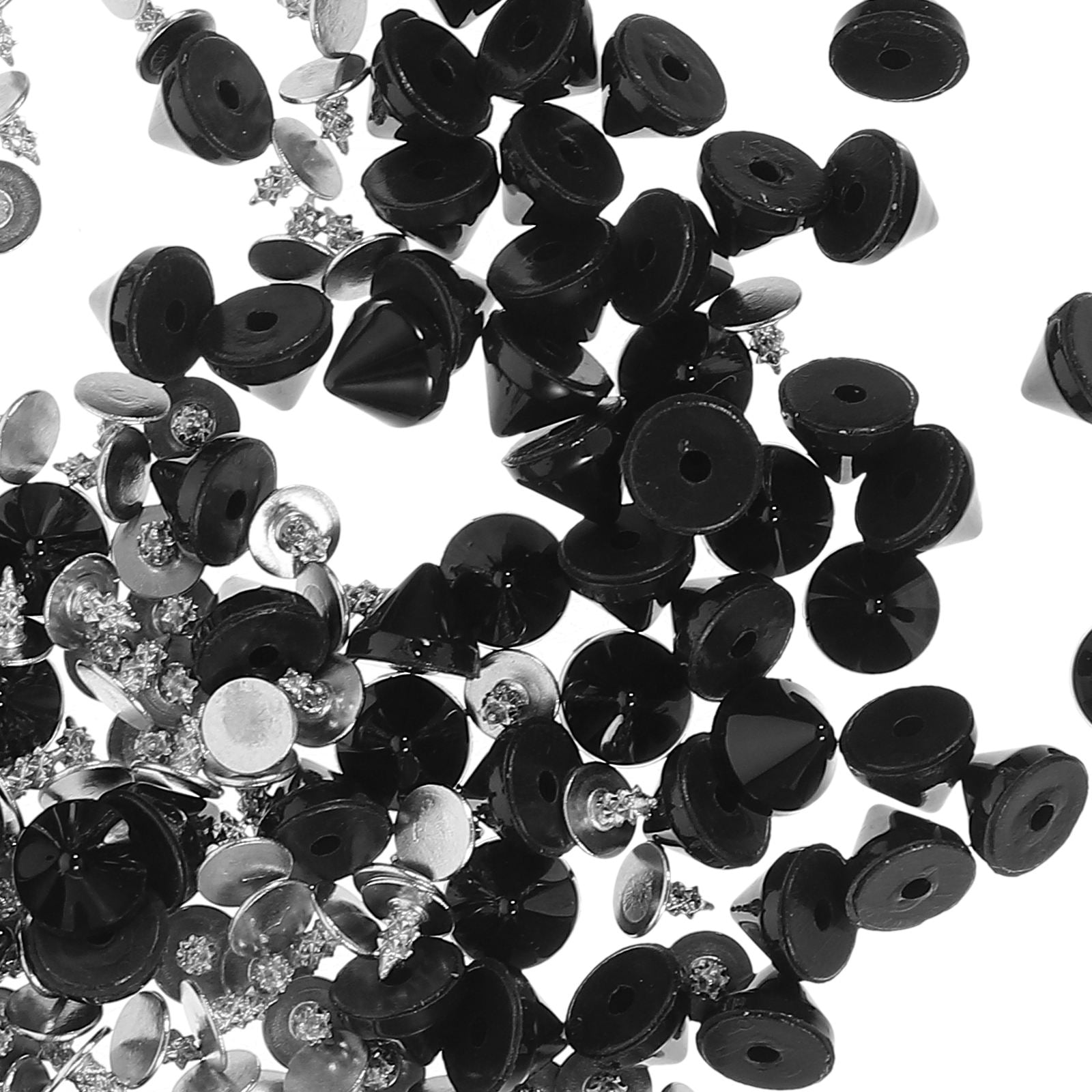 OUNONA 100Pcs Crafting Studs Plastic Craft Rivets Crafting Rivet Studs ...