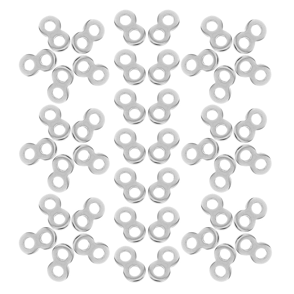 OUNONA 100Pcs Heavy Duty Figure Shape 8 Connector Desk Fastener Clip 8 ...