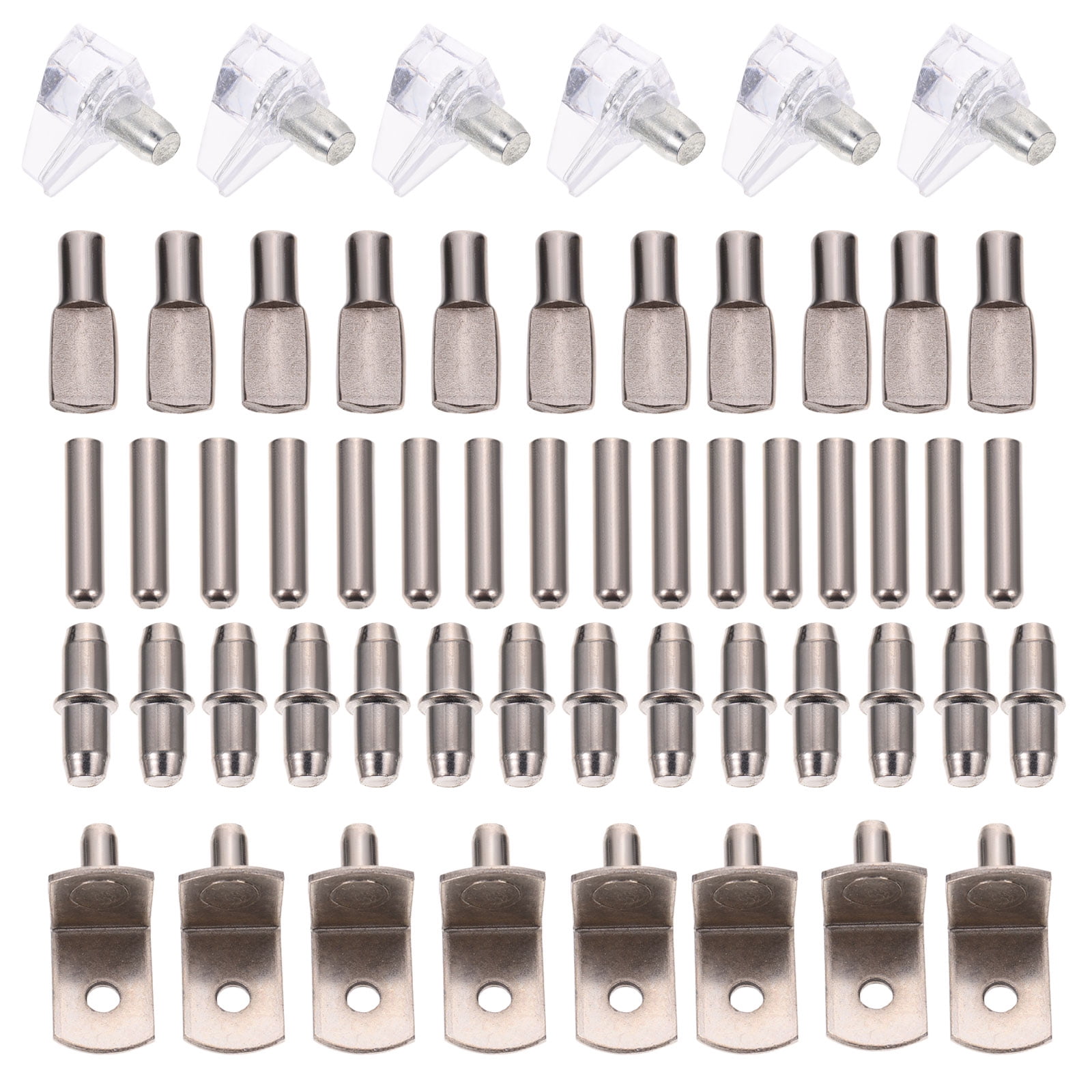 OUNONA 100Pcs Shelf Pins Kit Useful Shelf Supports Cabinet Furniture ...