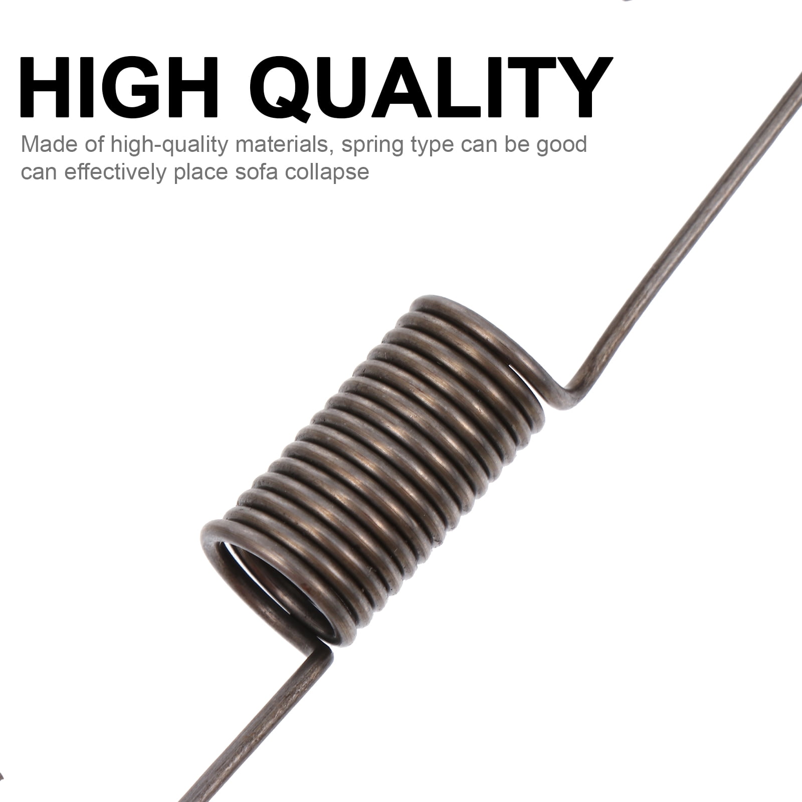 OUNONA 100pcs Chair Springs Replacement Steel Black Replacement Home ...