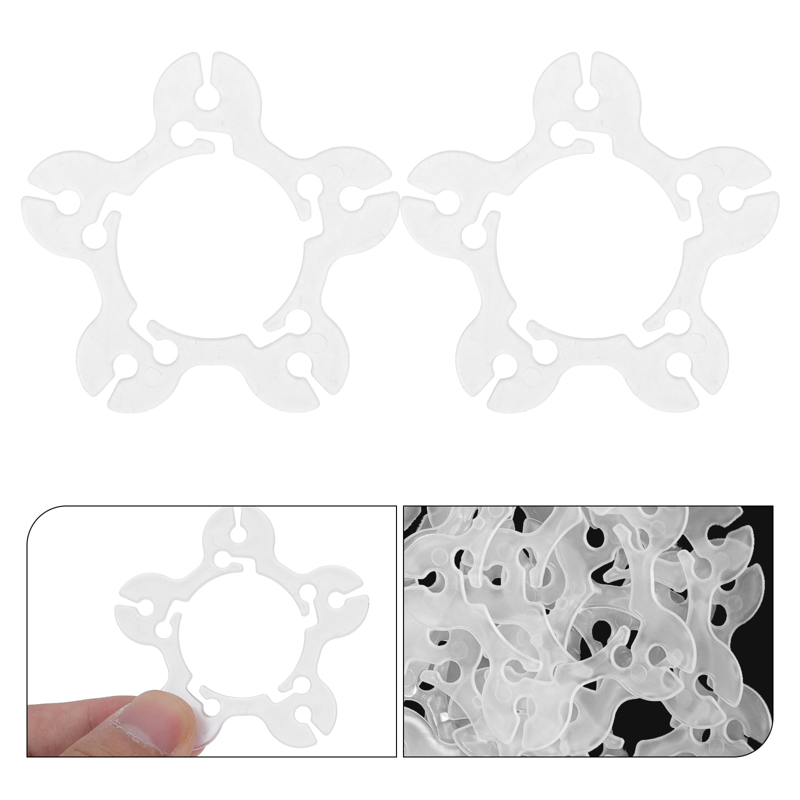 Homoyoyo White Plastic Balloon Connectors for Home Balloon Arches ...