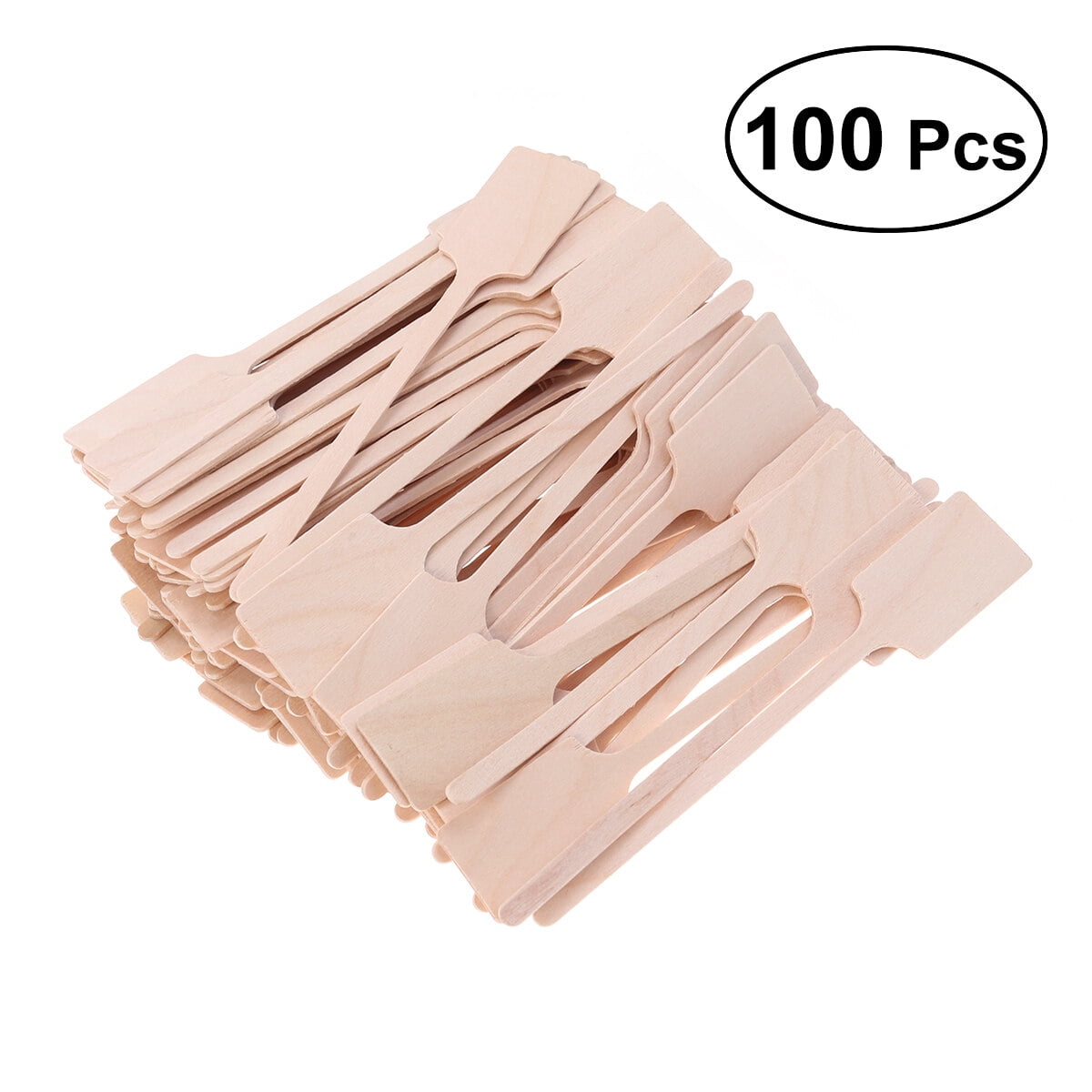 OUNONA 100pcs Disposable Wooden Coffee Stirrers, Coffee Stirring Rods ...