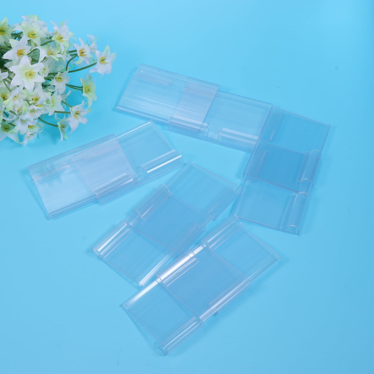 OUNONA 100pcs PVC Price Tags Premium Plastic Transparent Price Tag for ...