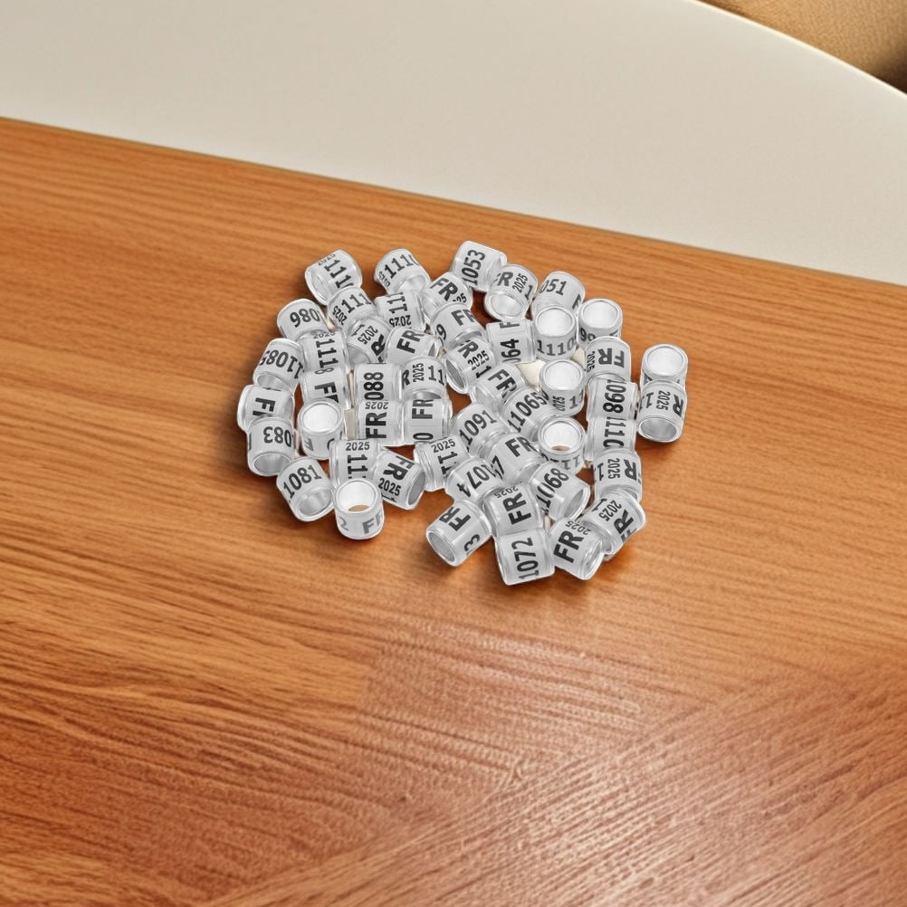 OUNONA 100pcs Pigeon Bands Numbered Rings Pigeon Tags For Feet Bird ...