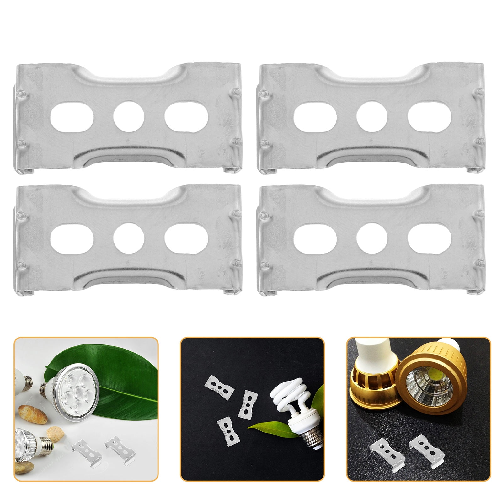 OUNONA 100pcs T8 Light Clips Heavy-Duty Manganese Steel Brackets for ...