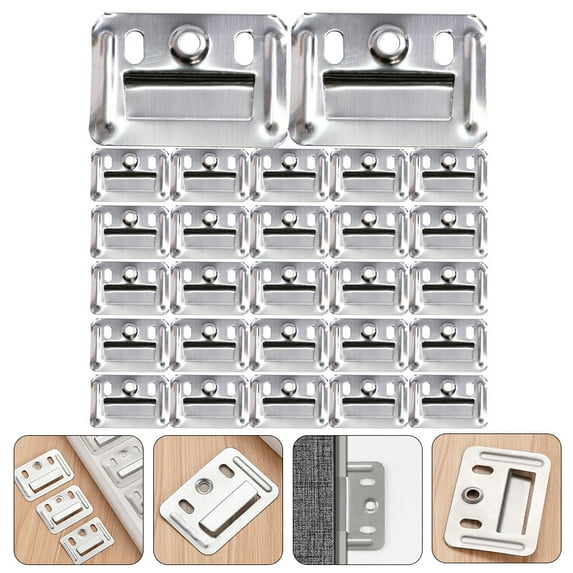 Homoyoyo 100Pcs Wall Panel Fixing Clips Integrated Design Easy ...